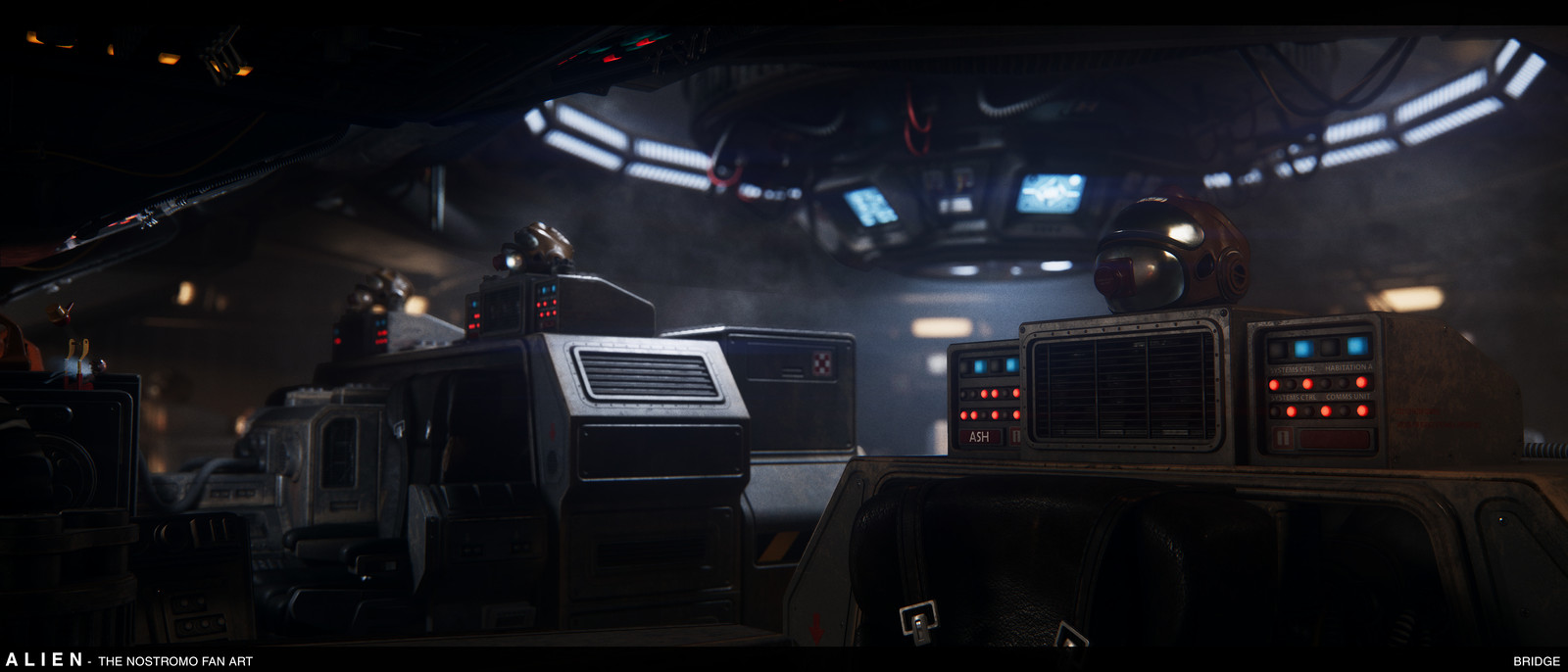 Ian Stewart - ALIEN - The Nostromo Fan Art