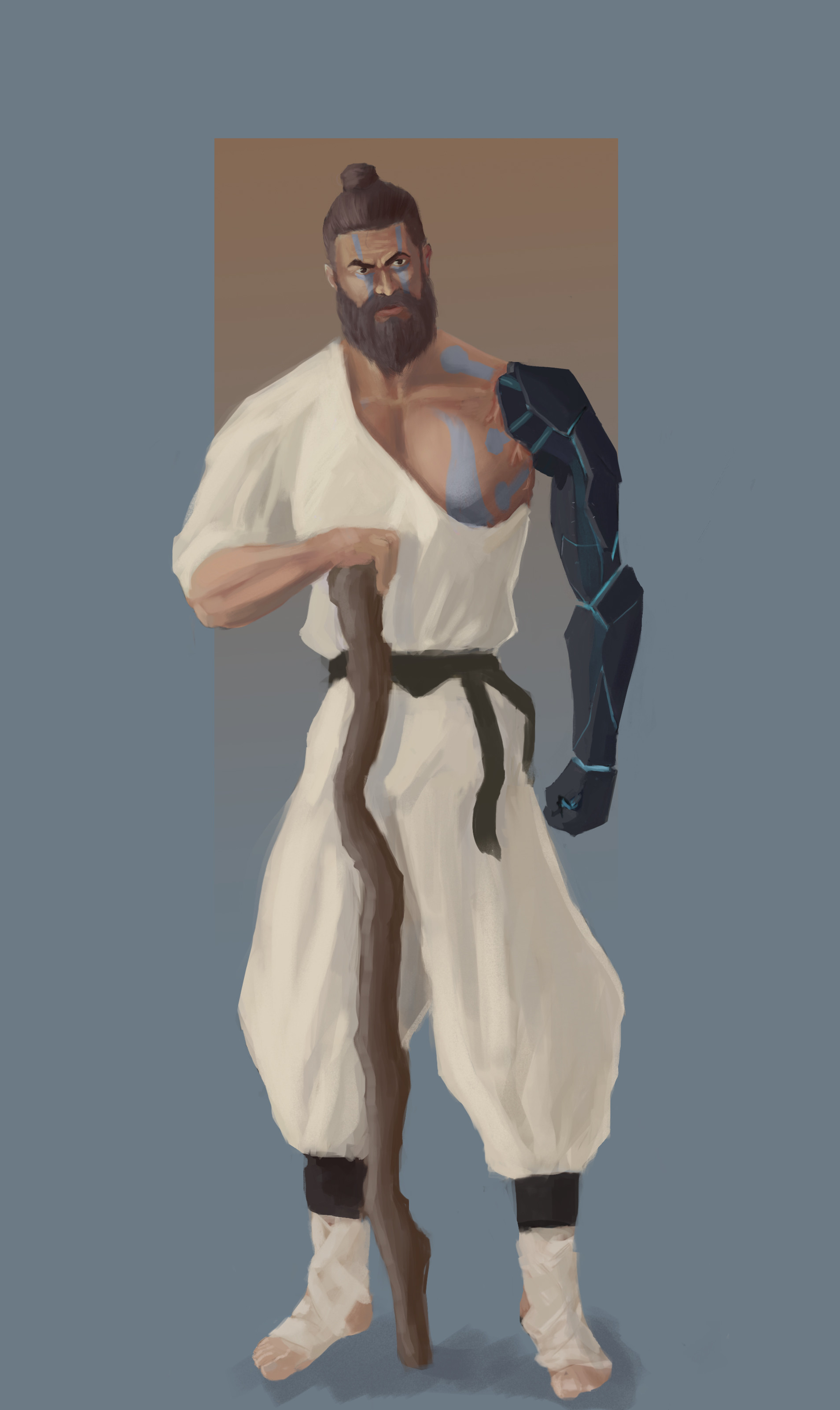 ArtStation - Rune monk