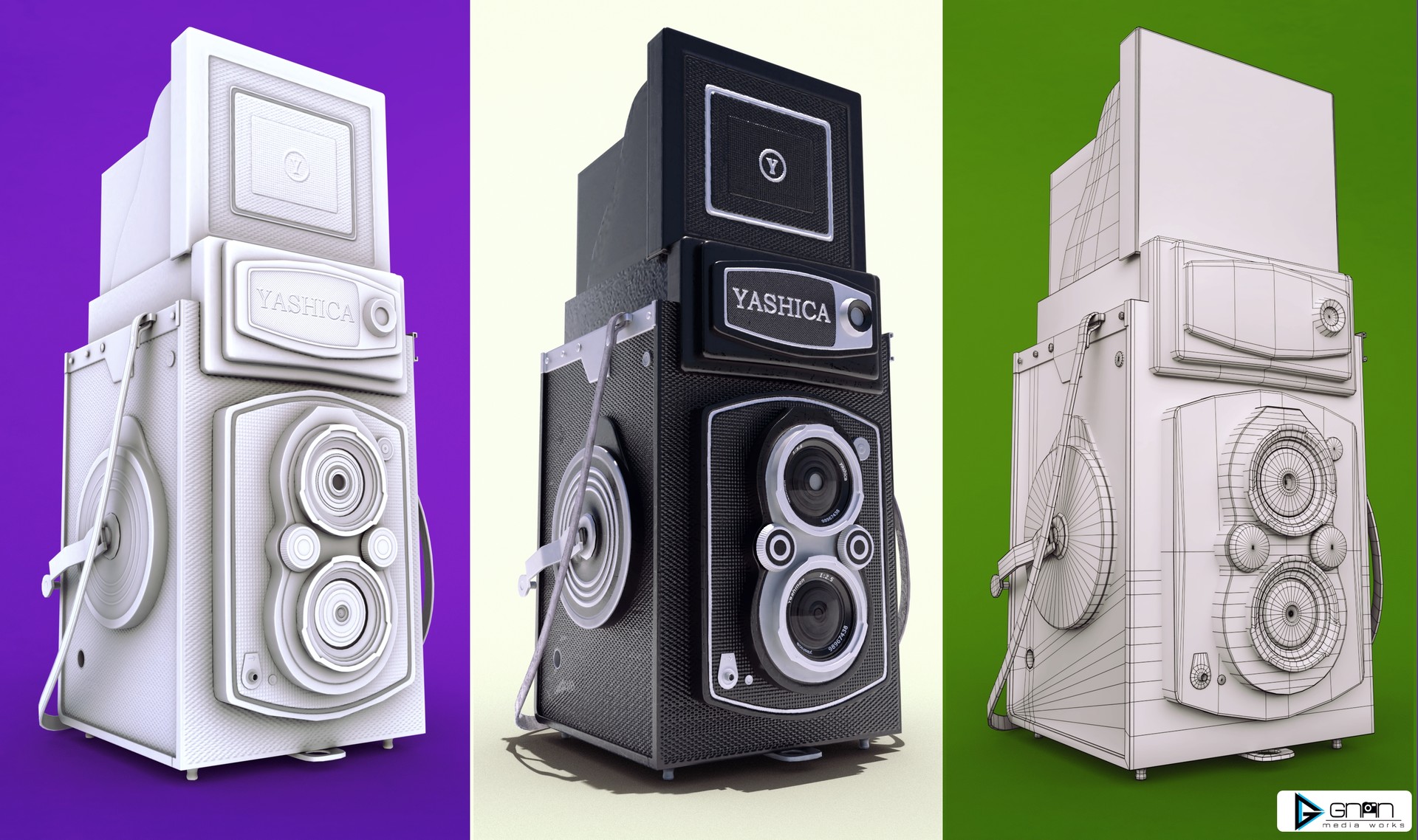 ArtStation - Yashica TLR Vintage Camera(Fan Art)(GameArt)