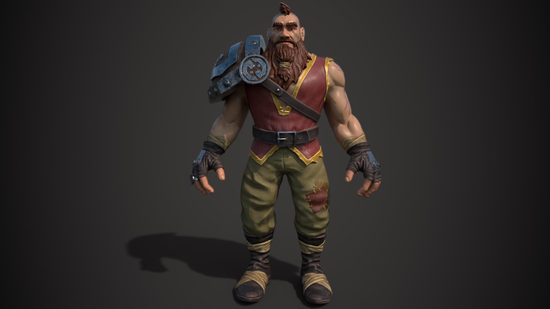 ArtStation - The Hero Dwarf