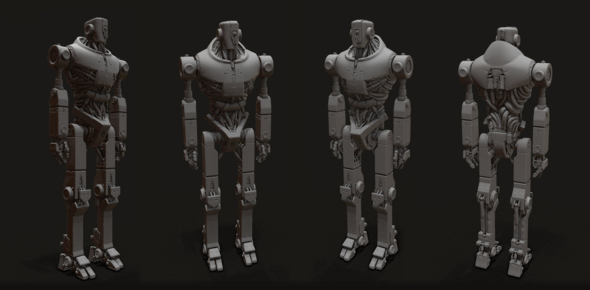 ArtStation - System Shock 2 - Protocol Droid