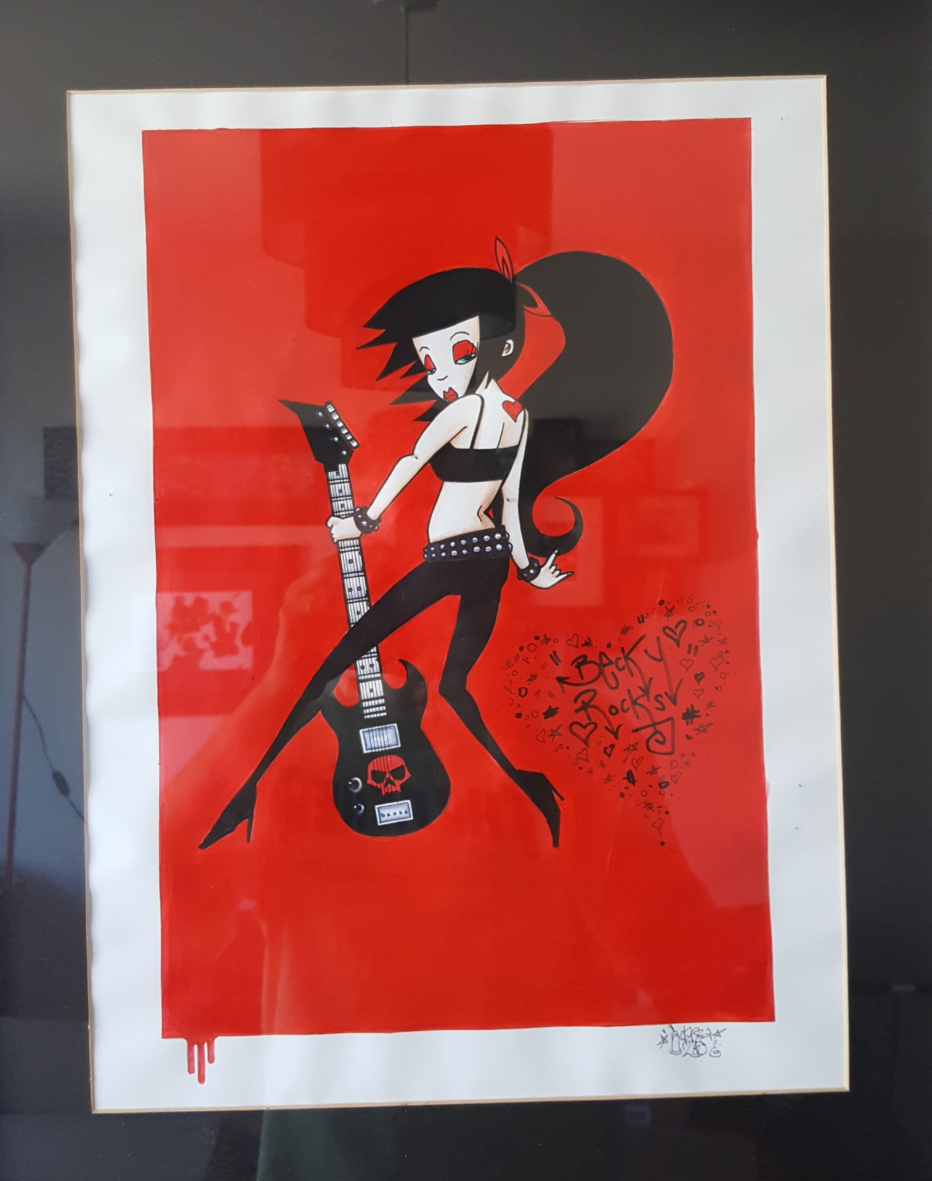 ArtStation - Framed Rock Chick