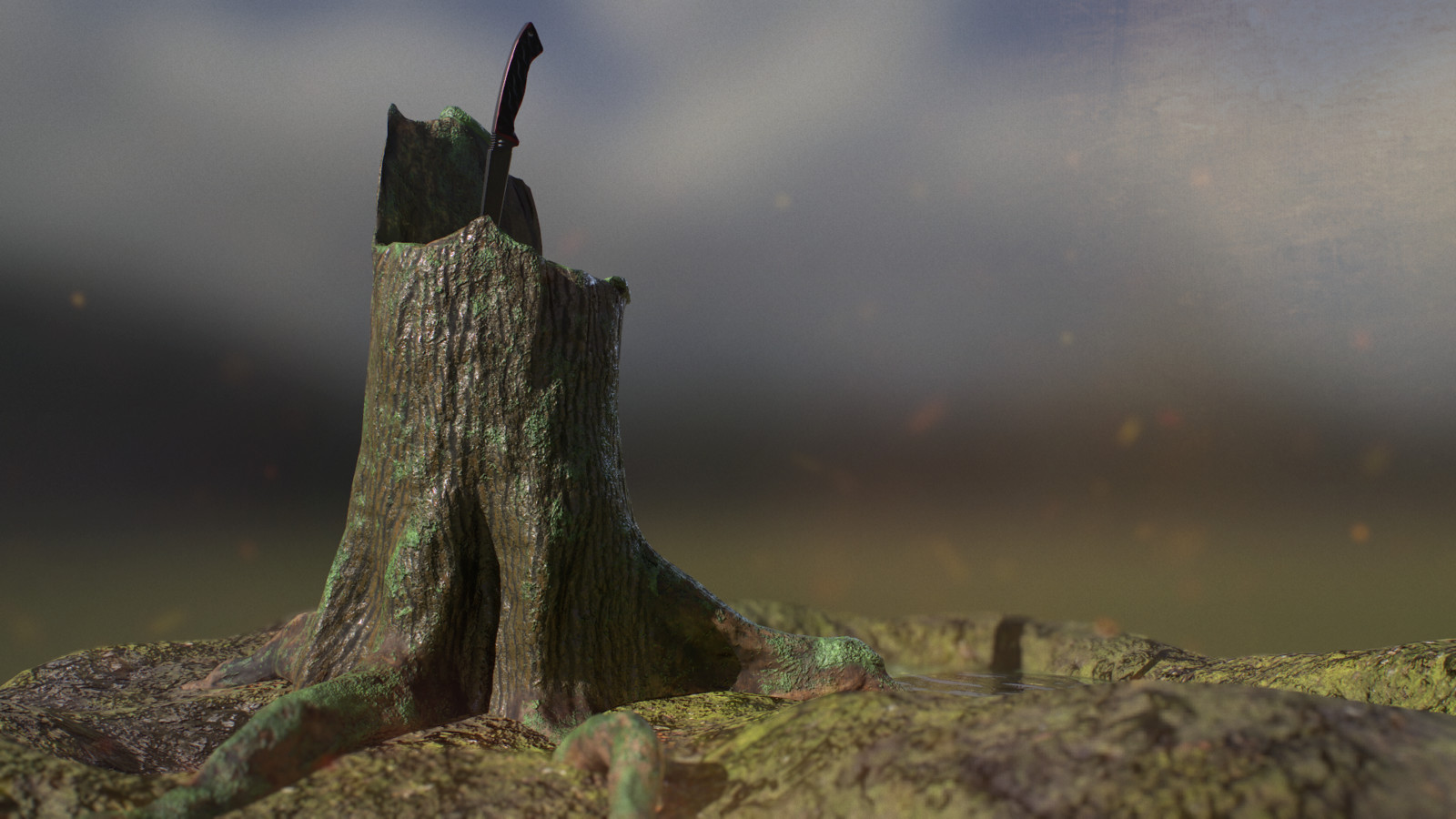 Arthur Glushko - Swamp stump