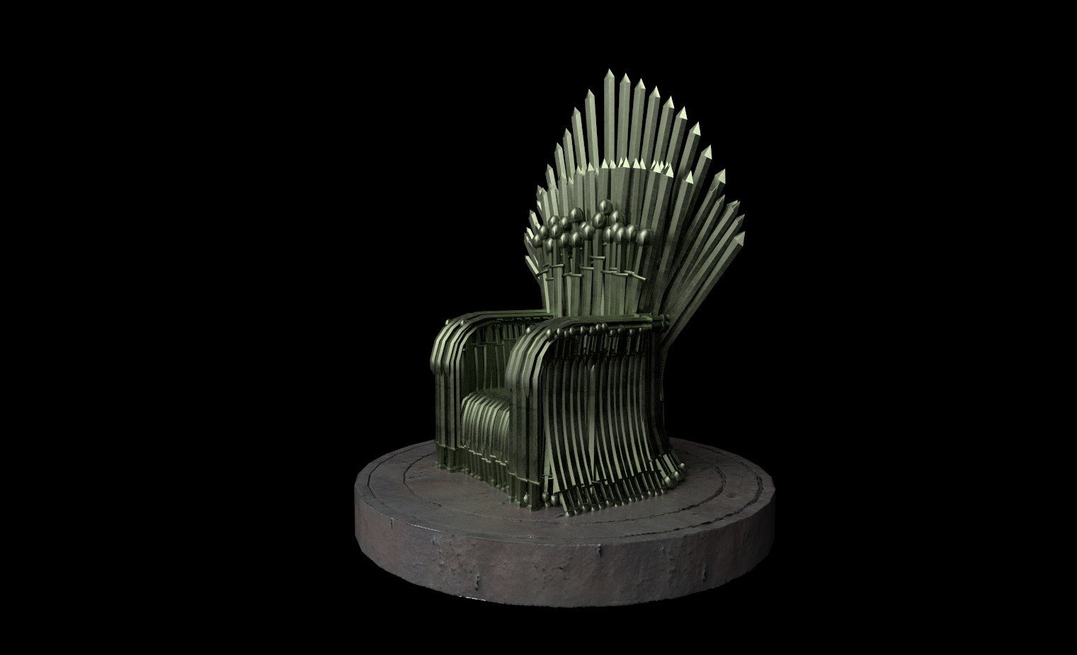 ArtStation - Game of thrones CHAIR