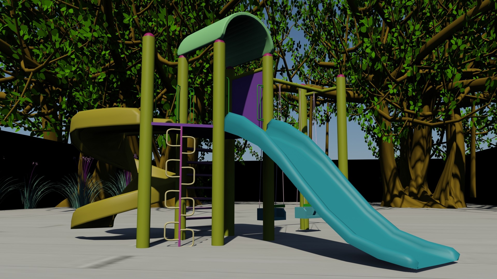 ArtStation - Playground 3D Model