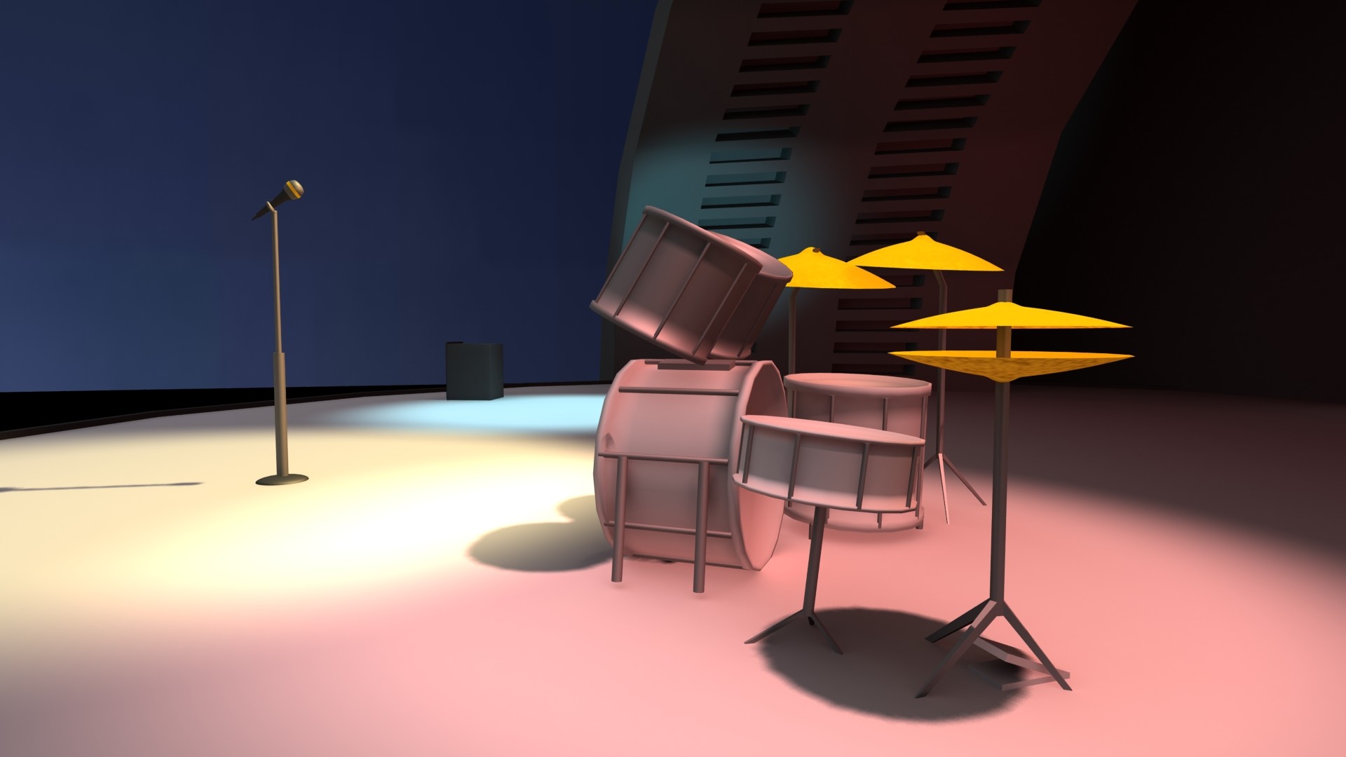ArtStation - Music Scene 3D Model