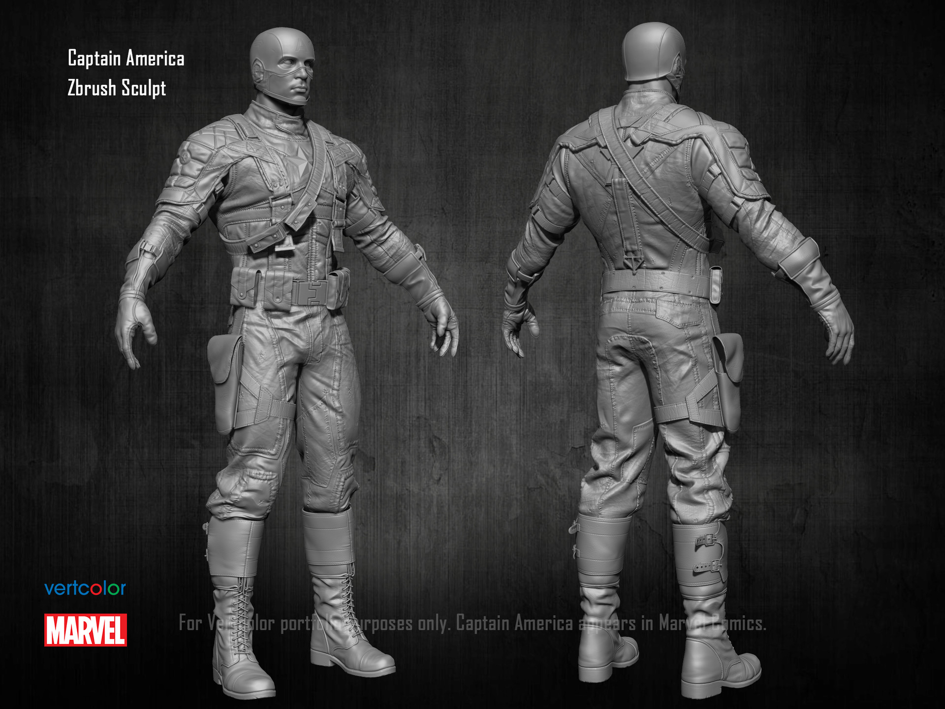 ArtStation - Captain America WIP