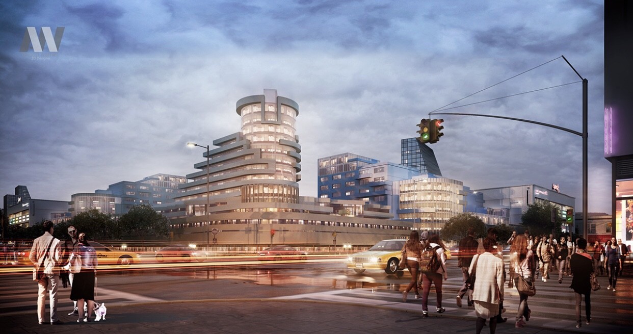 ArtStation - High rise tower city project