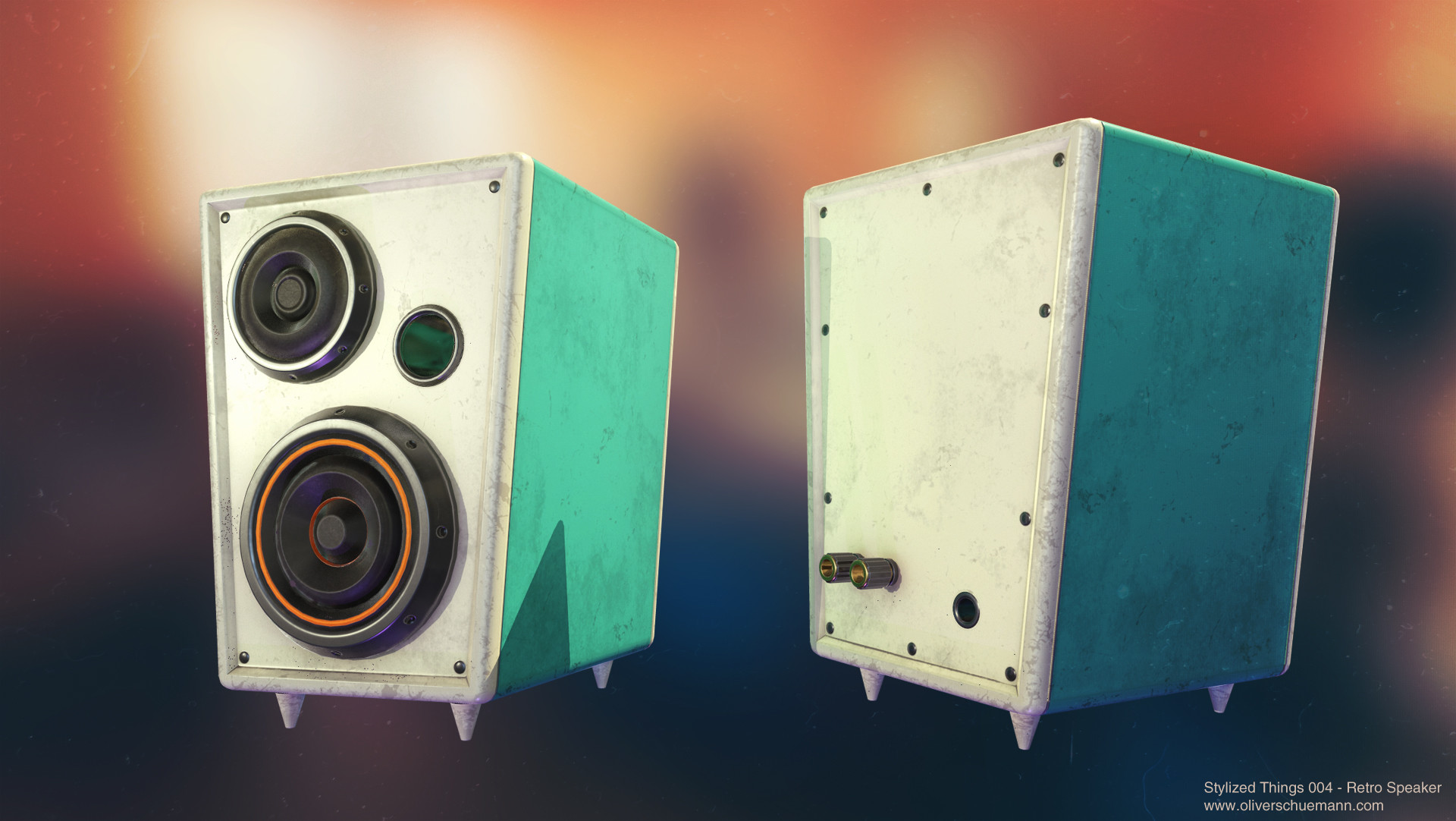 ArtStation - Stylized speaker
