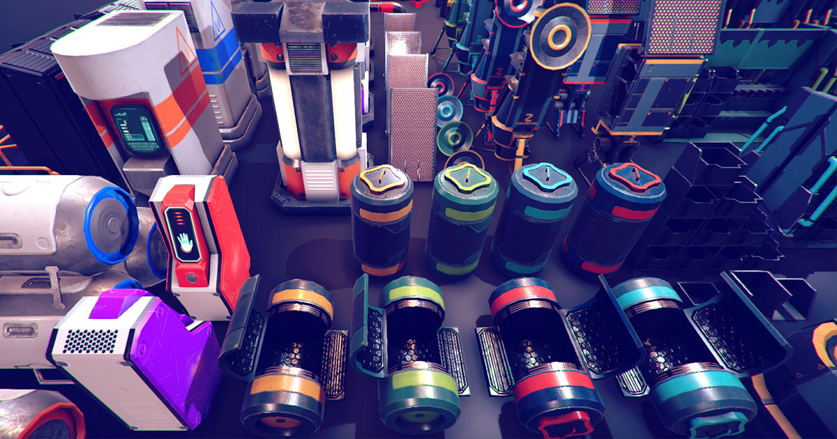 Alexander Dudin - Sci-Fi Objects Huge Pack