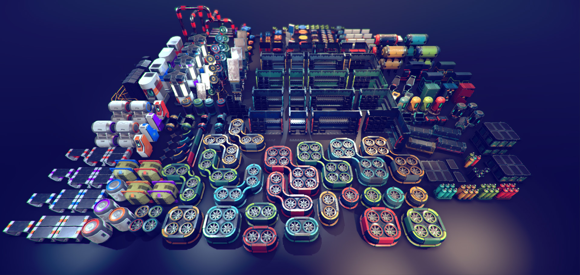 Alexander Dudin - Sci-Fi Objects Huge Pack