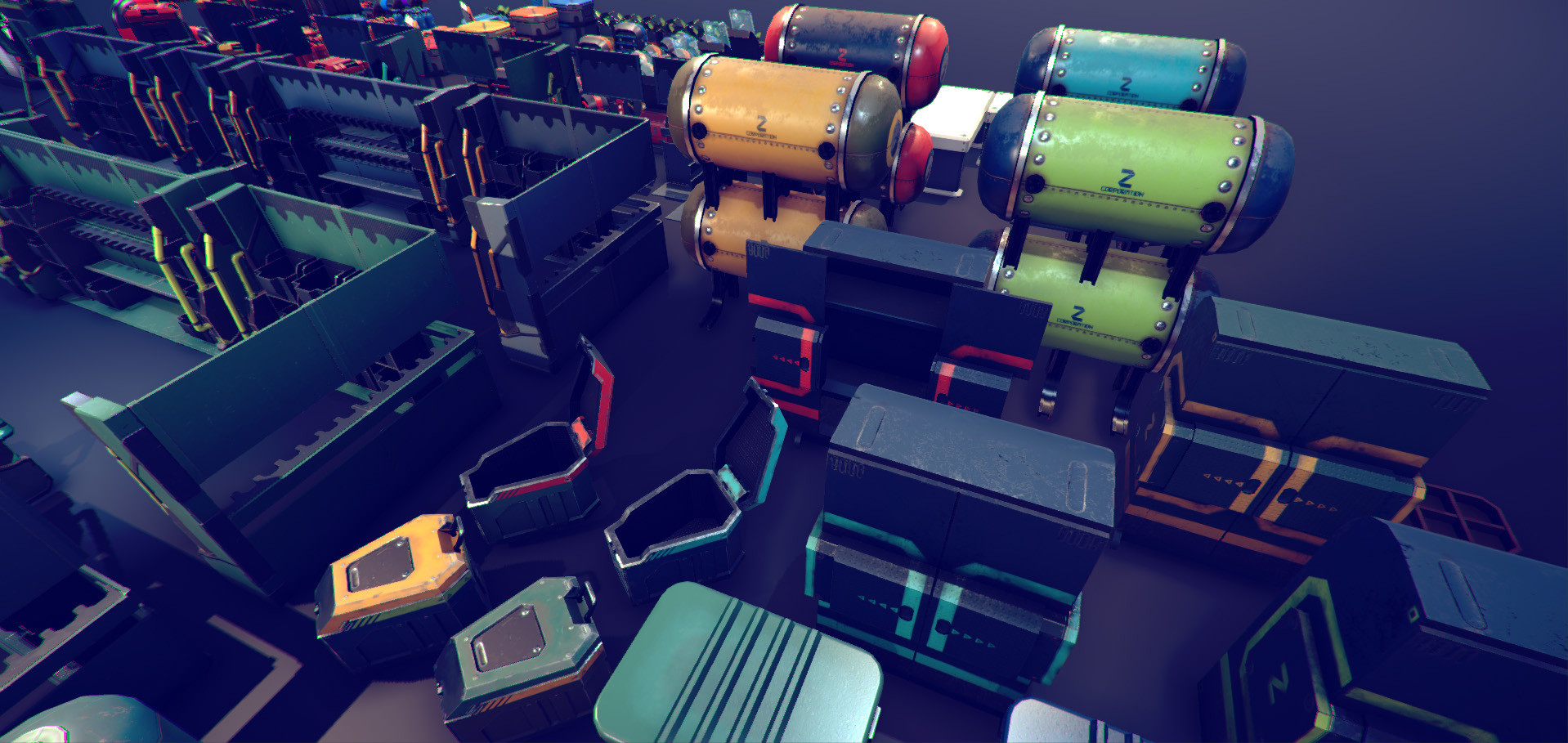 Alexander Dudin - Sci-Fi Objects Huge Pack