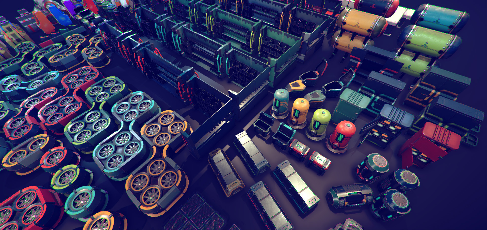 Alexander Dudin - Sci-Fi Objects Huge Pack