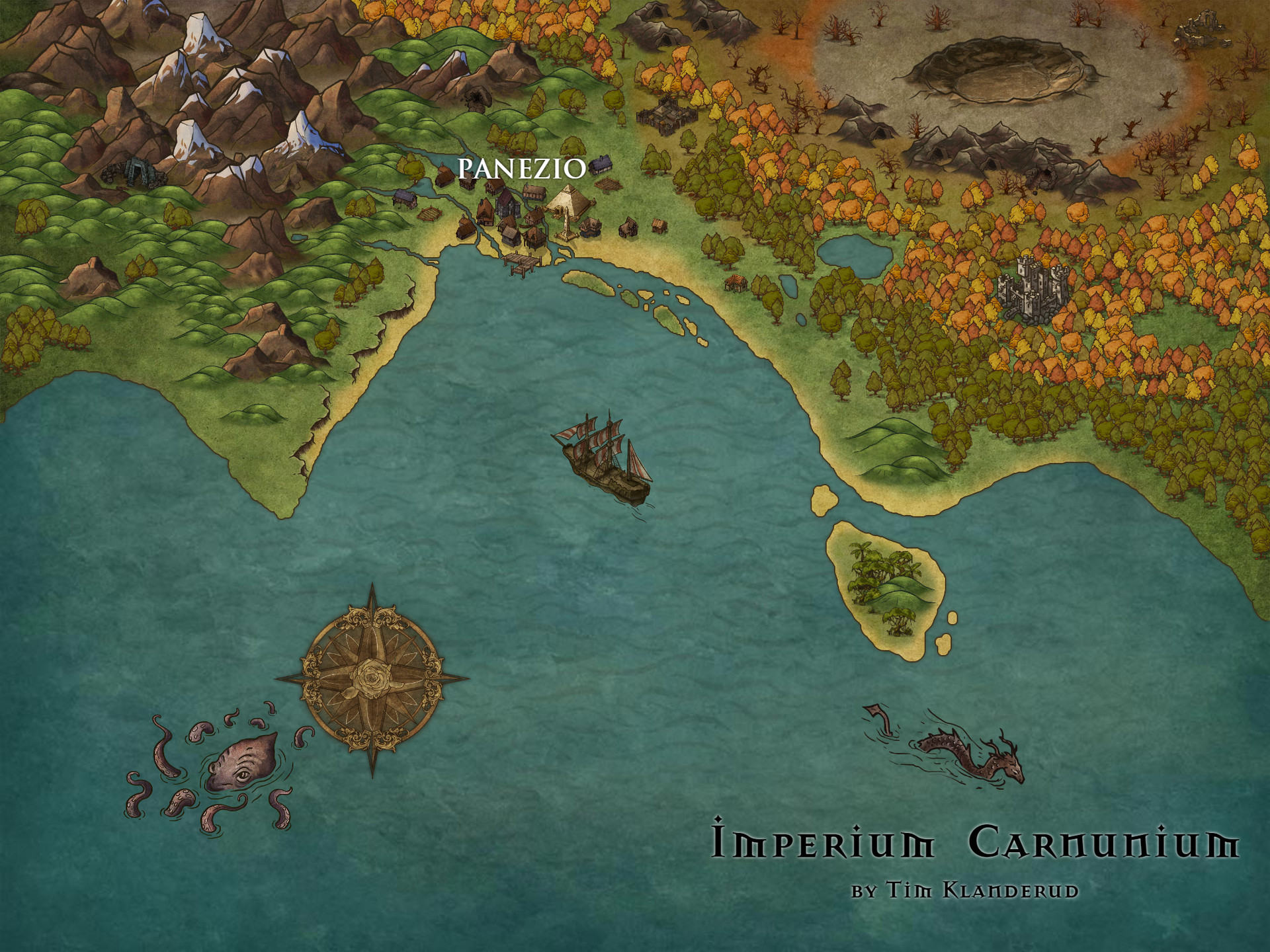 ArtStation - Panezio Map