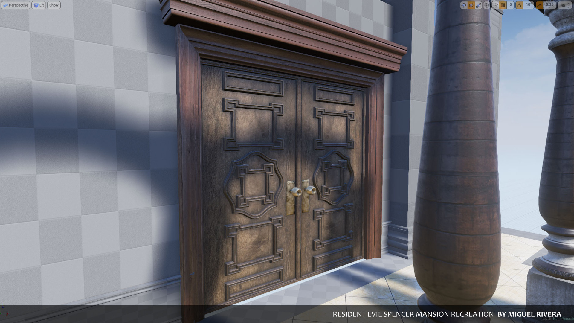 Miguel Antonio Rivera Casas - Resident Evil Spencer Mansion Recreation