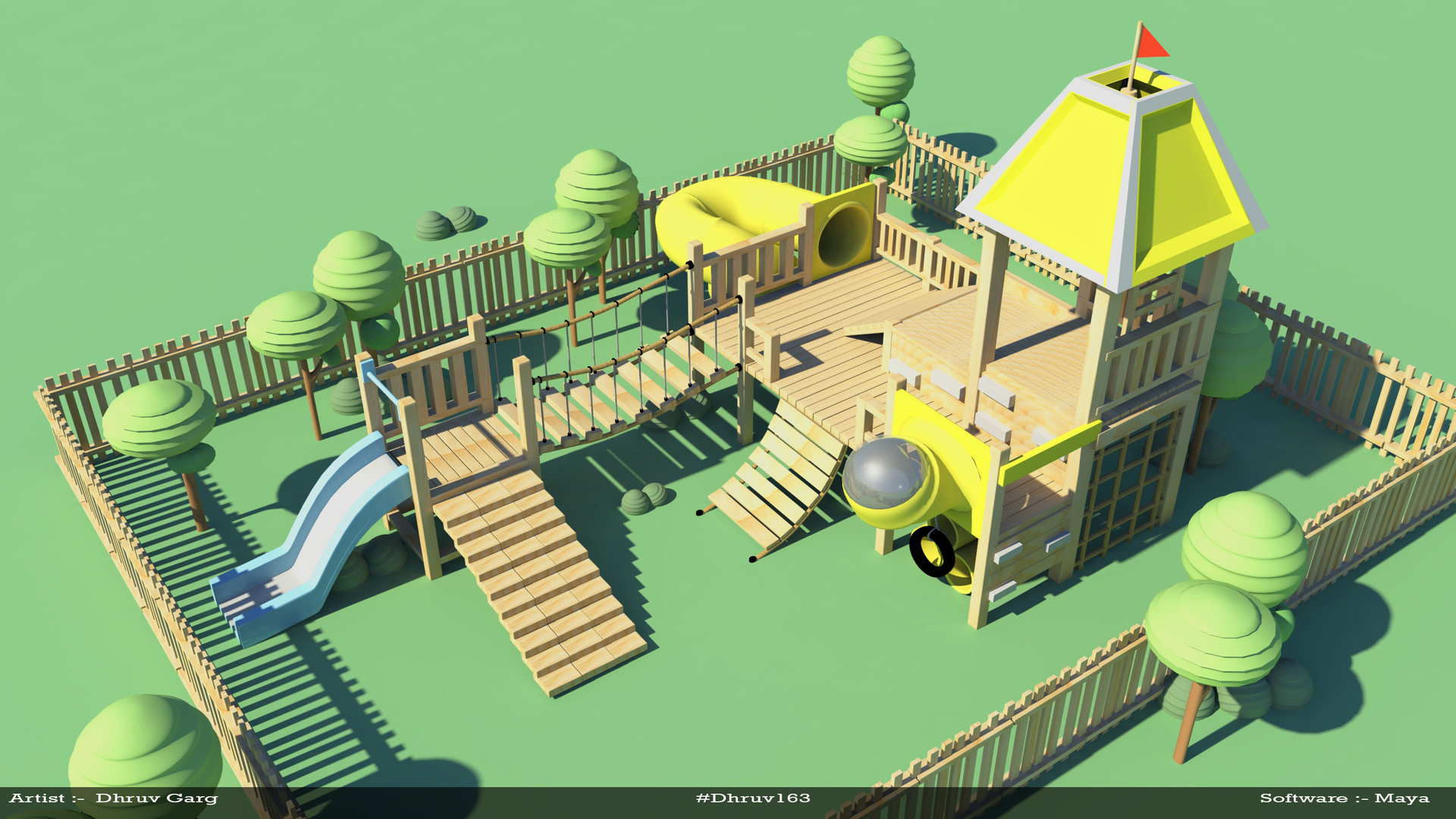 ArtStation - Stylized playground
