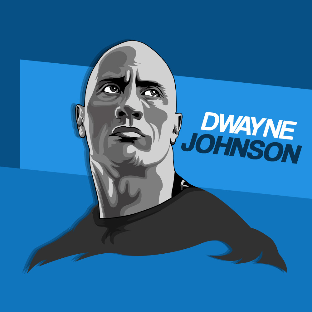 ArtStation - Dwayne Johnson