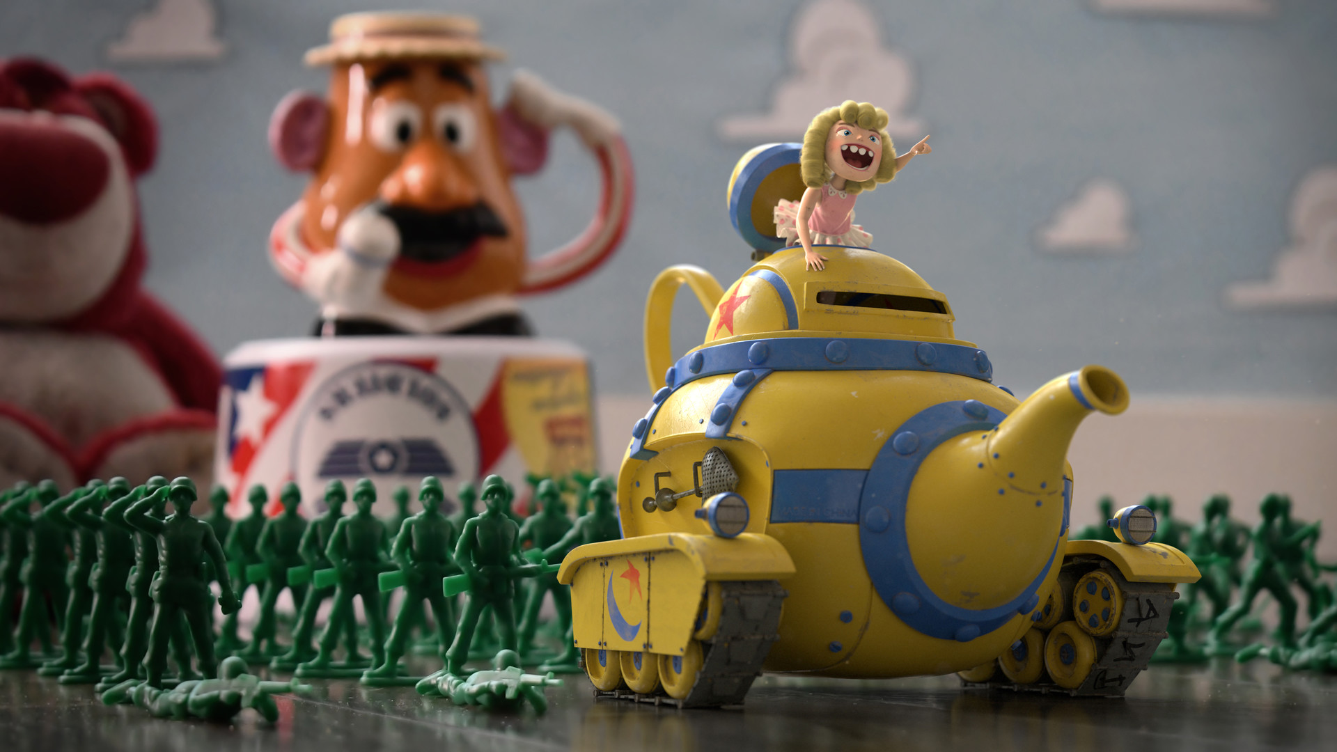 ArtStation - RenderMan Rolling Teapot