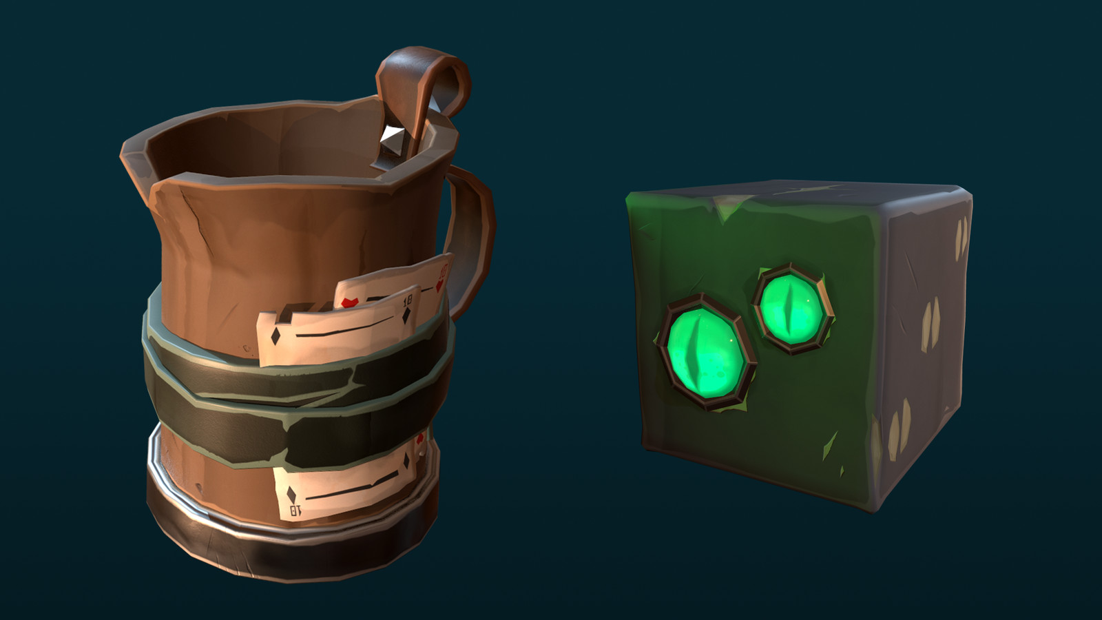 Anthony Blanc - Sea Of Thieves / Scene modeling and texturing / Fan art