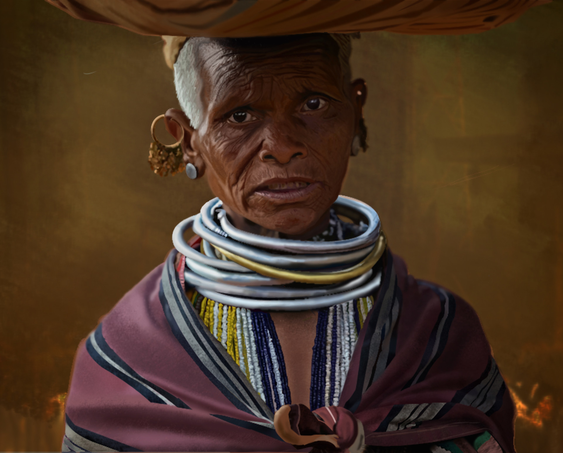 ArtStation - The Tribal lady