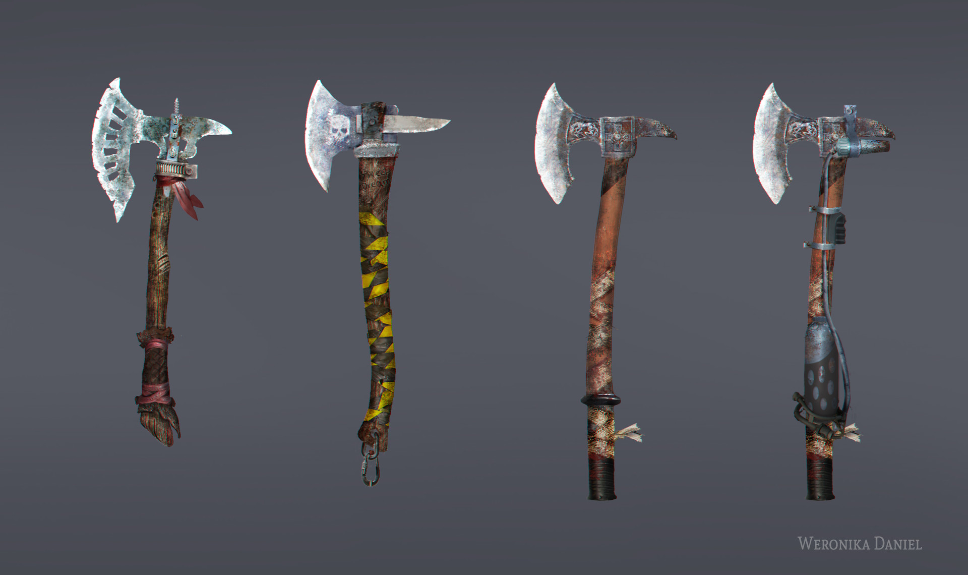 ArtStation - concept art- post apocalypse weapon