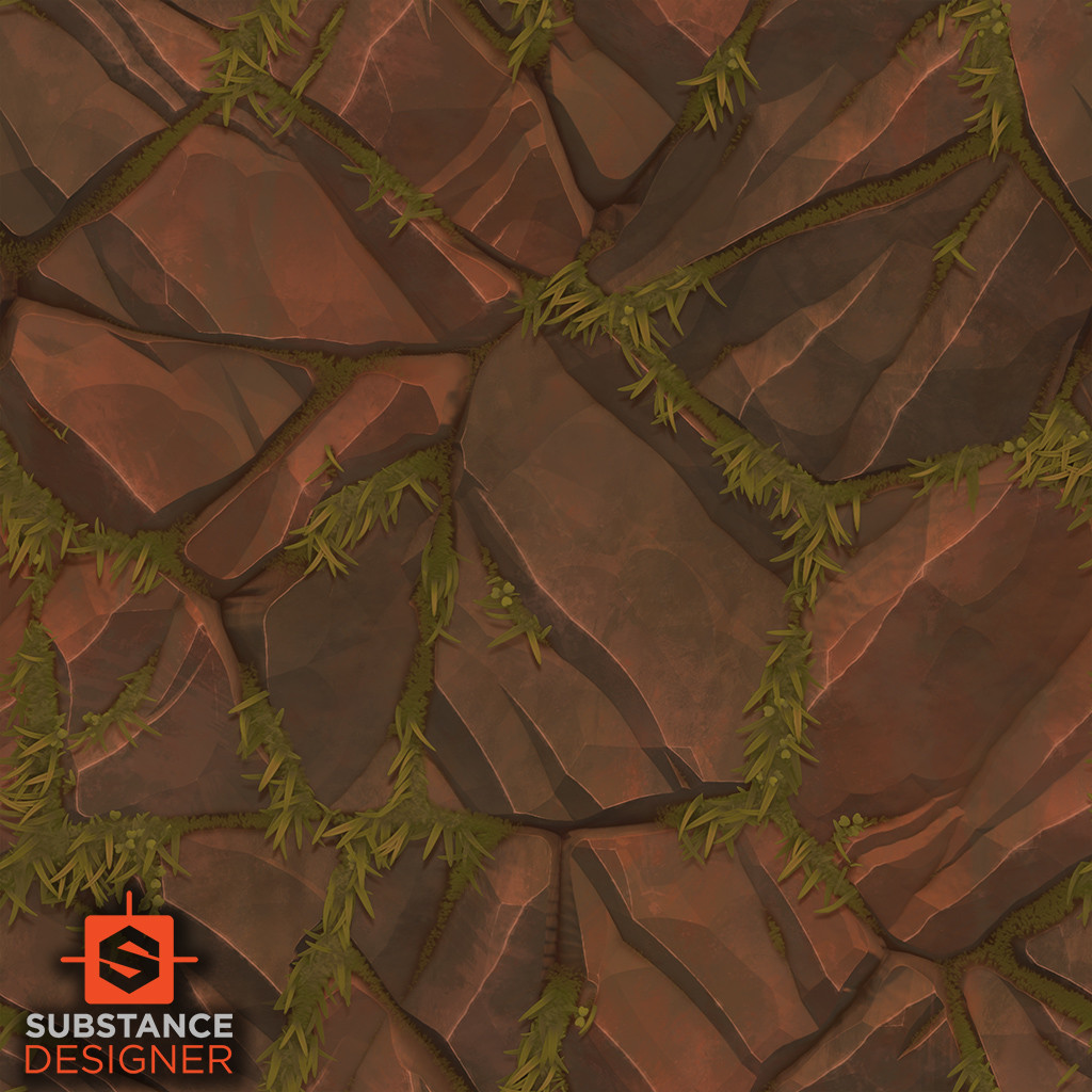 ArtStation - Stylized Moss Generator