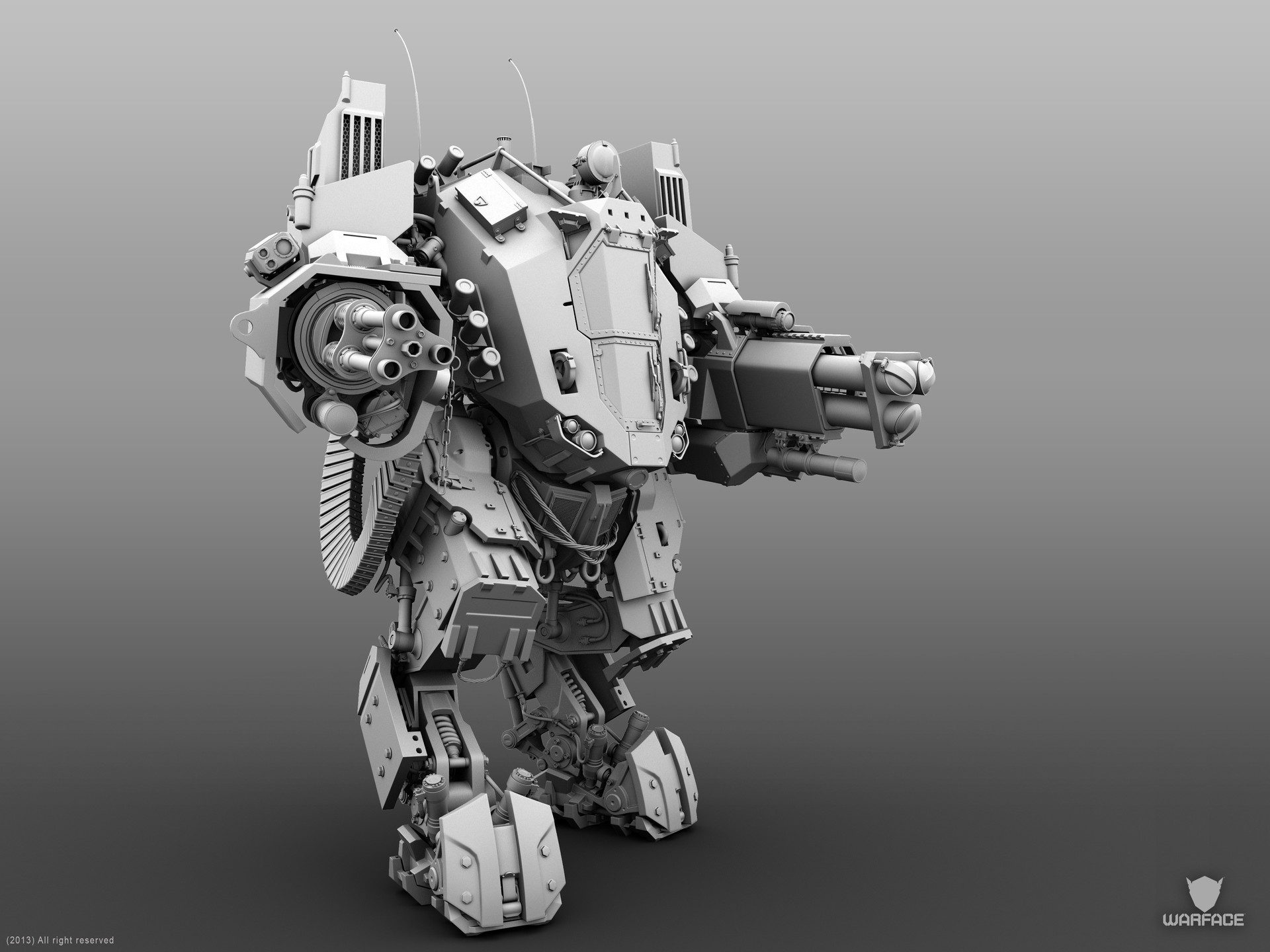 Denis Didenko - 3d model for crytek (mesh-boss hi-poly)