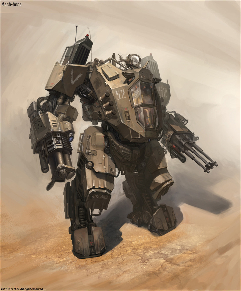 Denis Didenko - 3d model for crytek (mesh-boss hi-poly)