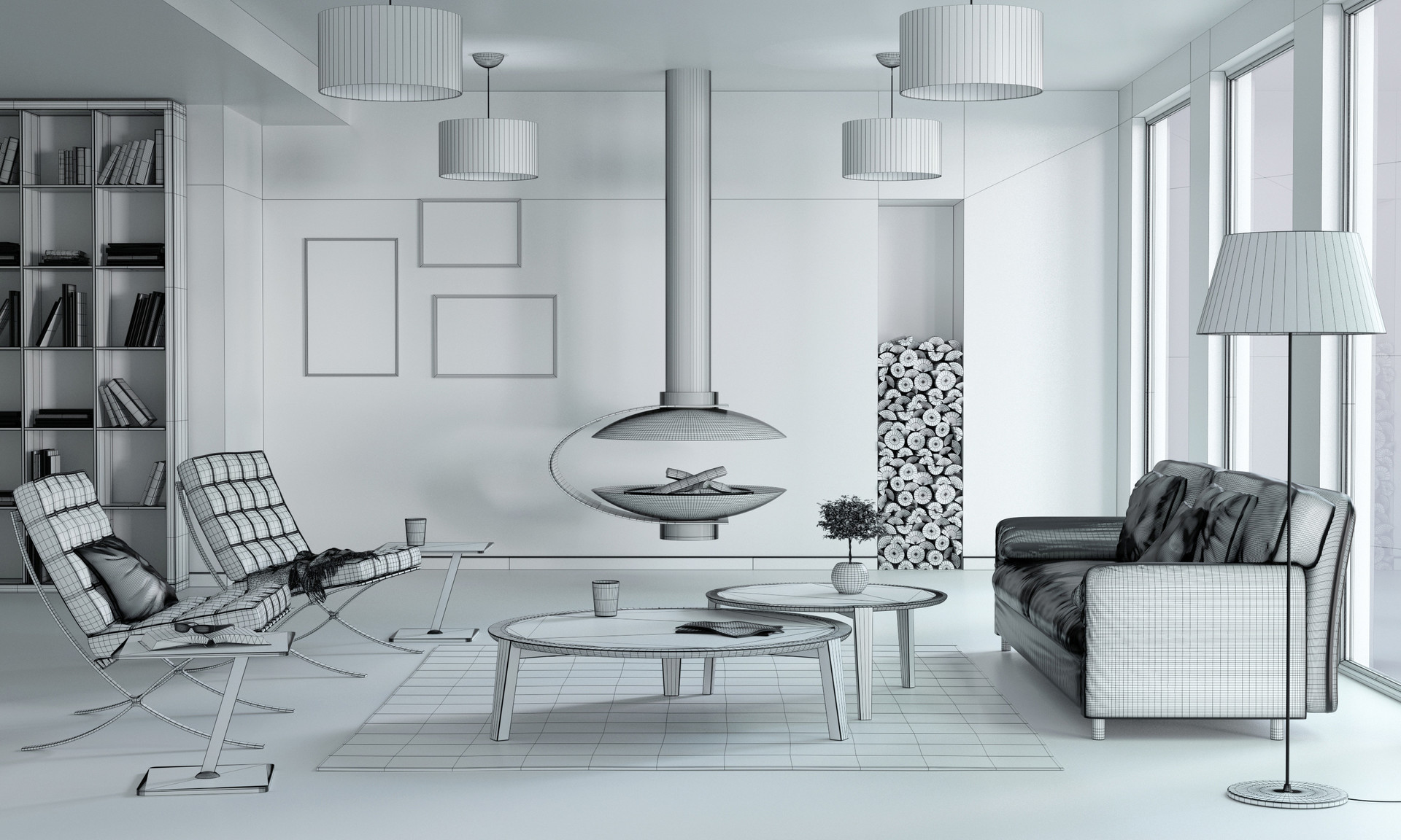 Mickael Hoareau - Living room