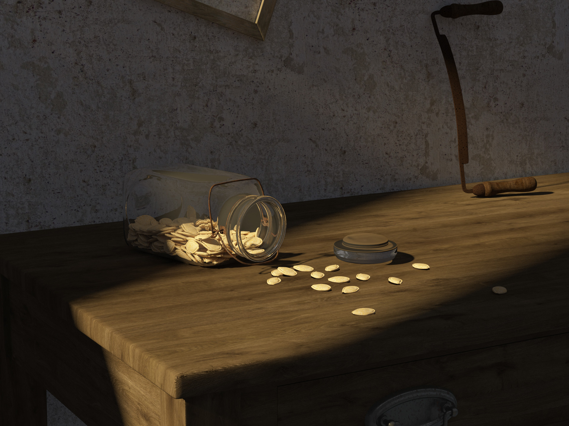 ArtStation - "Canning jar scene"