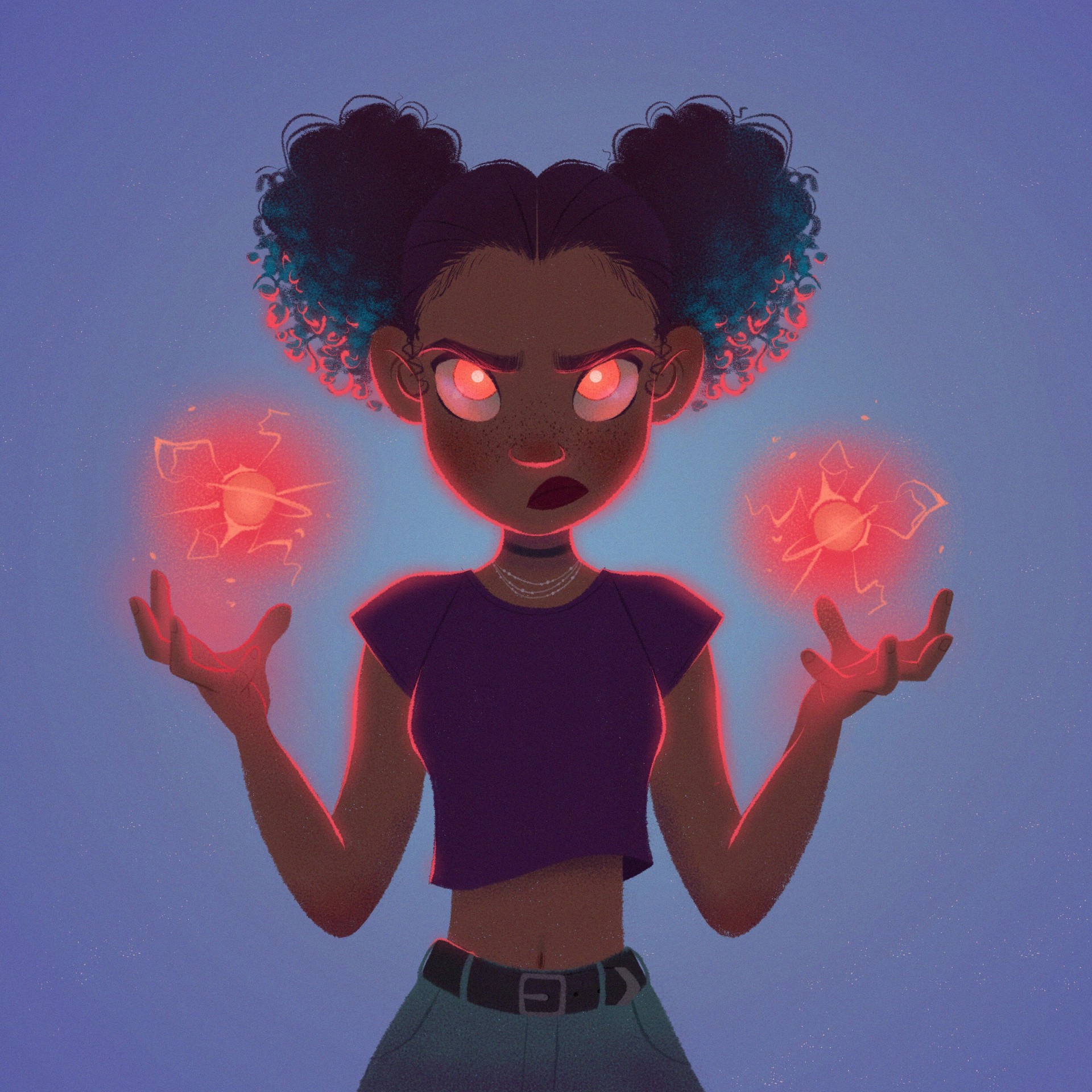 ArtStation - Electric witch