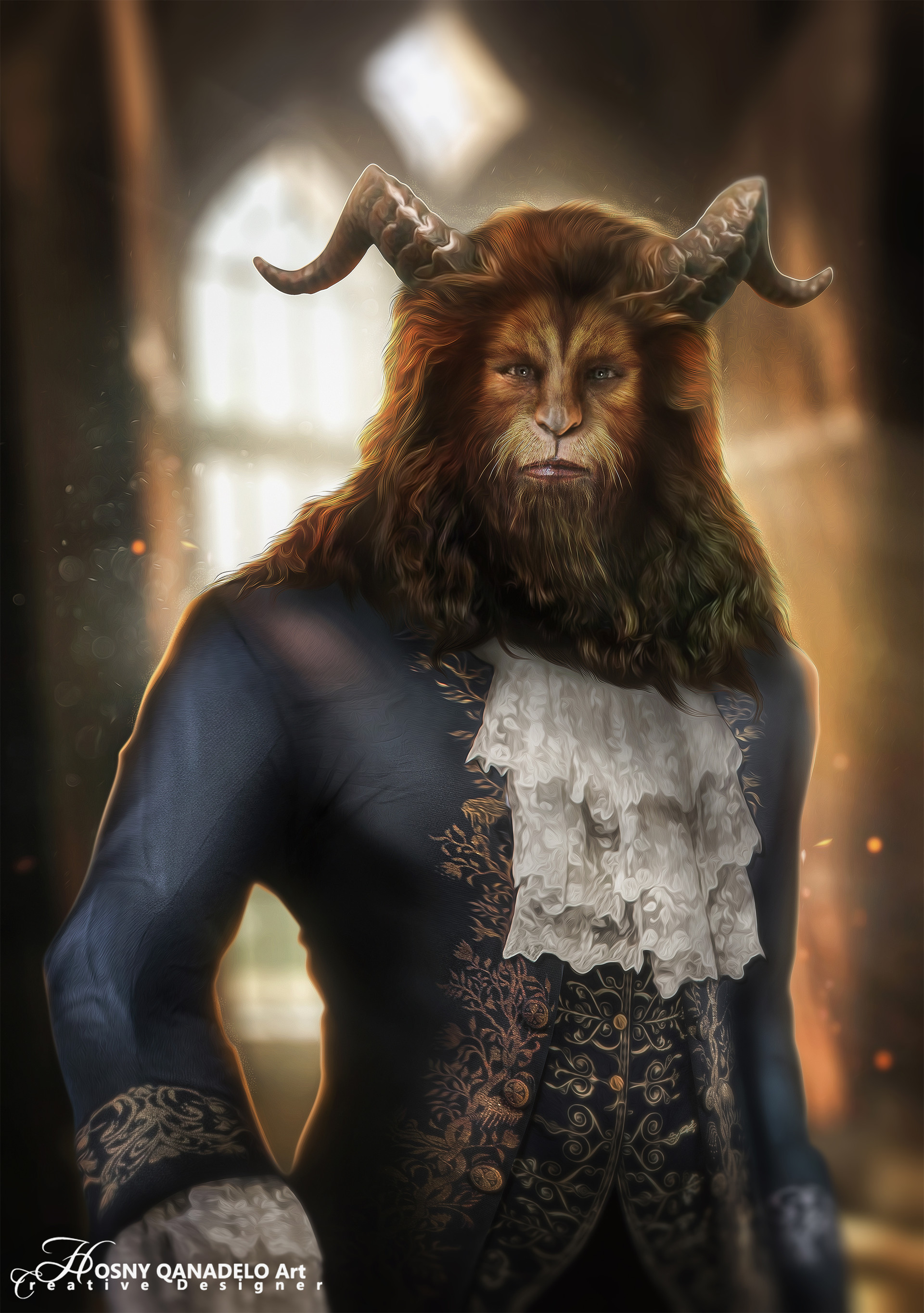 ArtStation - THE BEAST V-2--Digital drawing