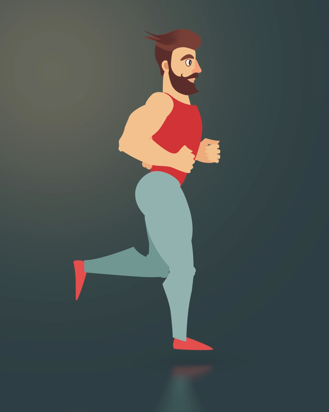 ArtStation - Man Running