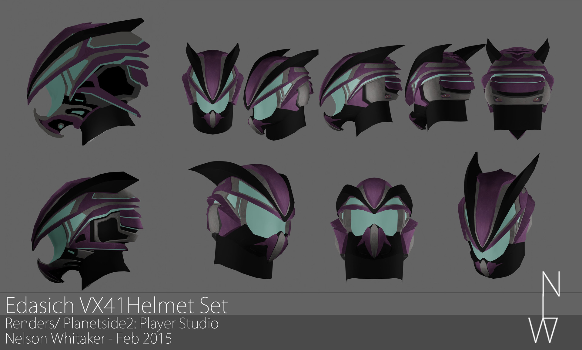 Nelson Whitaker - Freelance - Planetside 2 Player Studio Cosmetic Portfolio