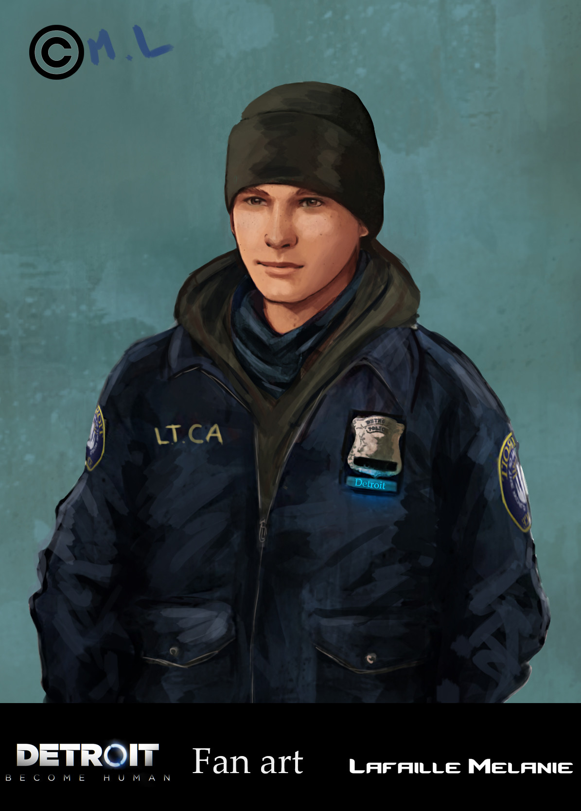 ArtStation - Lieutenant Connor Anderson - the investigator android