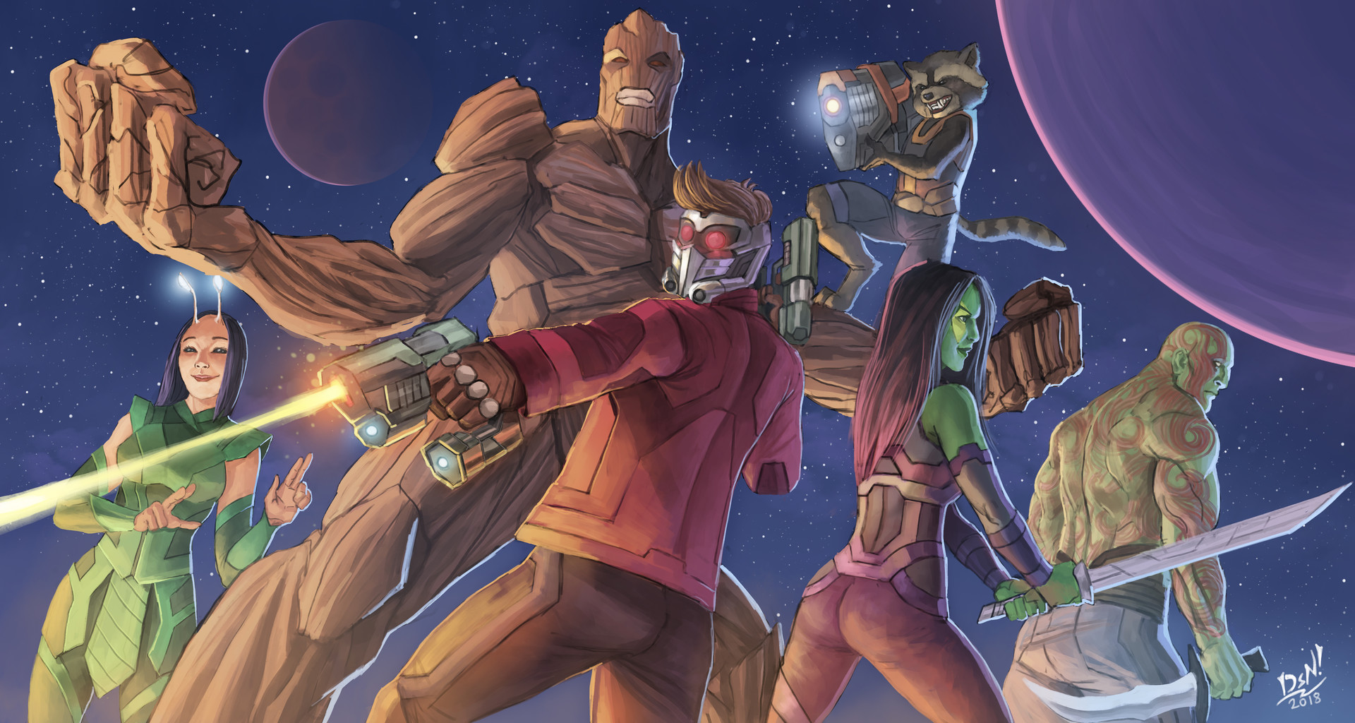 ArtStation - Guardians of the Galaxy