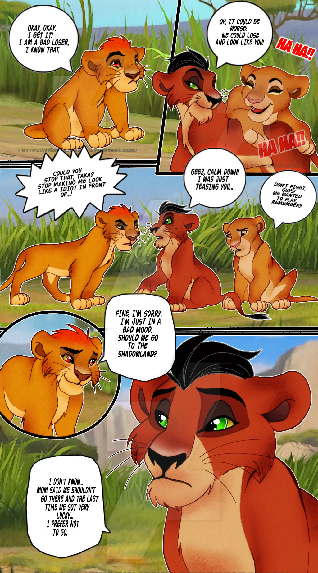 deviantart lion king comic