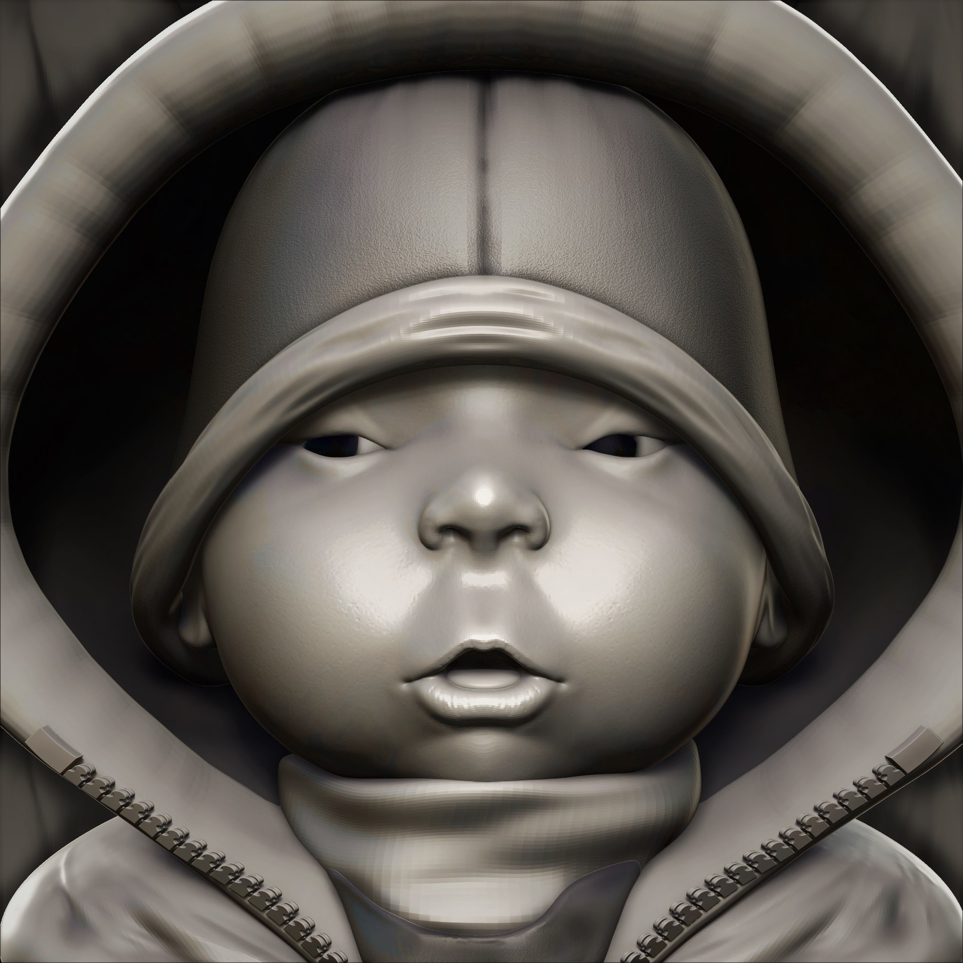 ArtStation - baby, face anatomy study