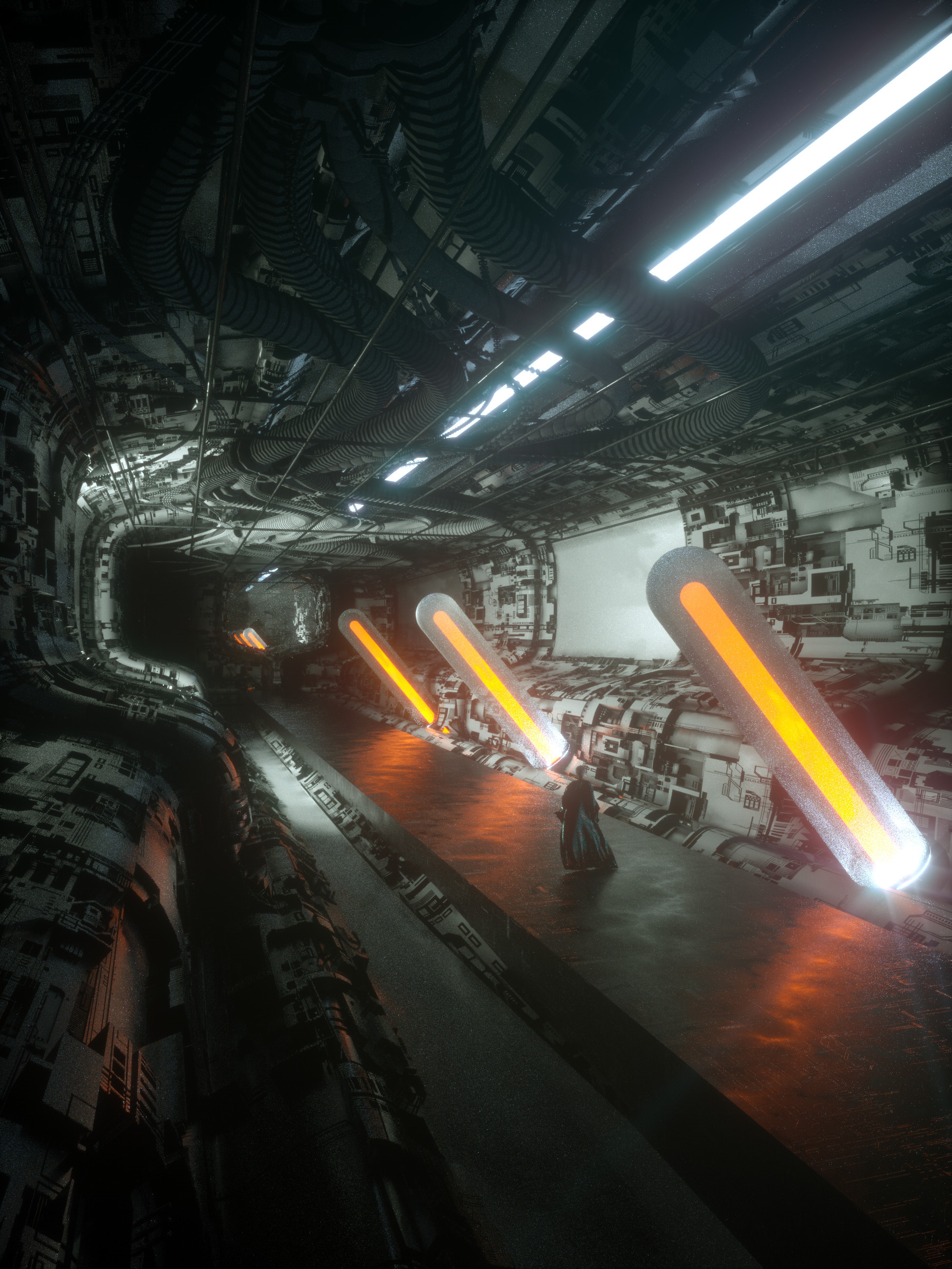 ArtStation - Futuristic Interior ( My first upload on artstation)