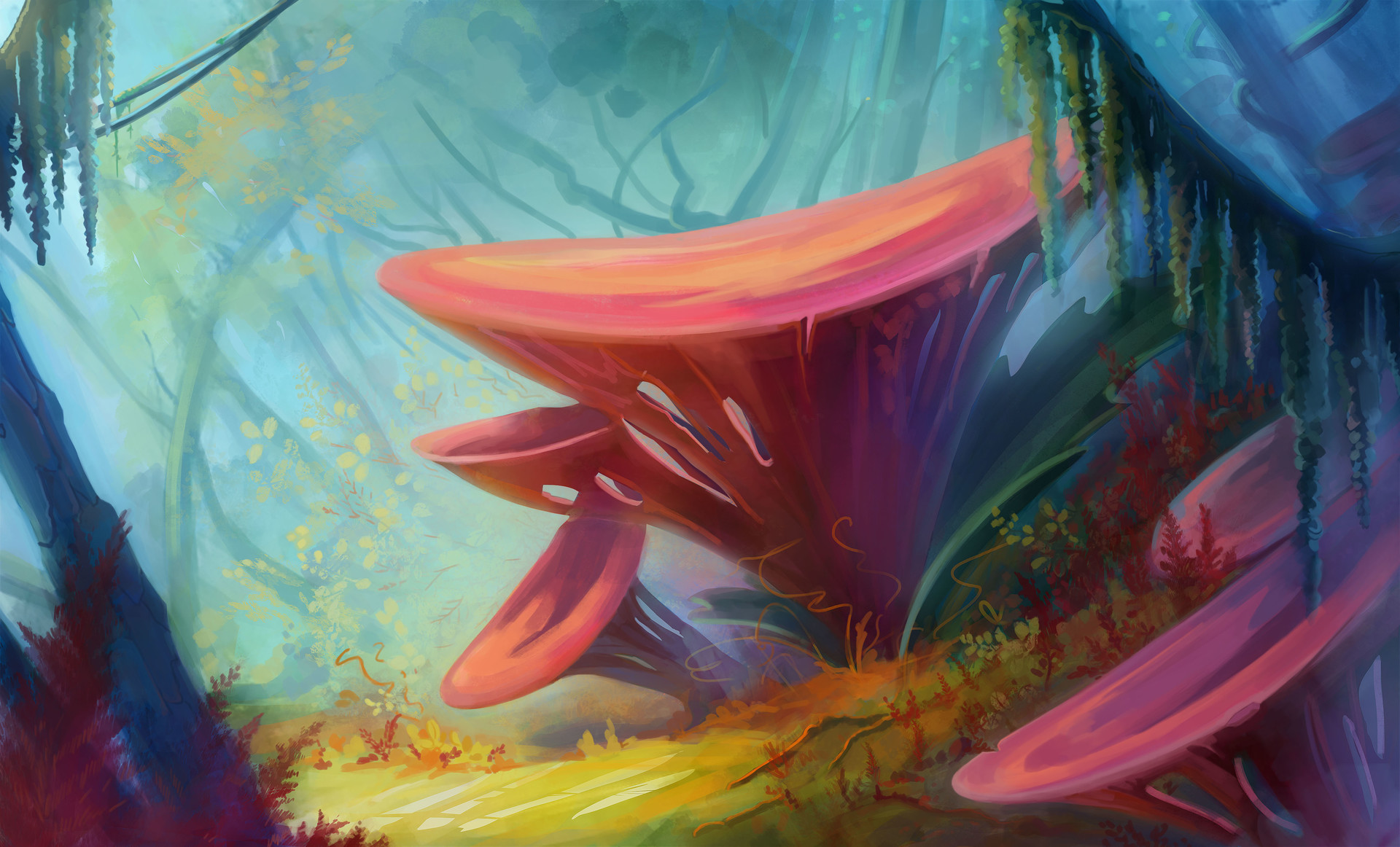 ArtStation - Magic mushrooms