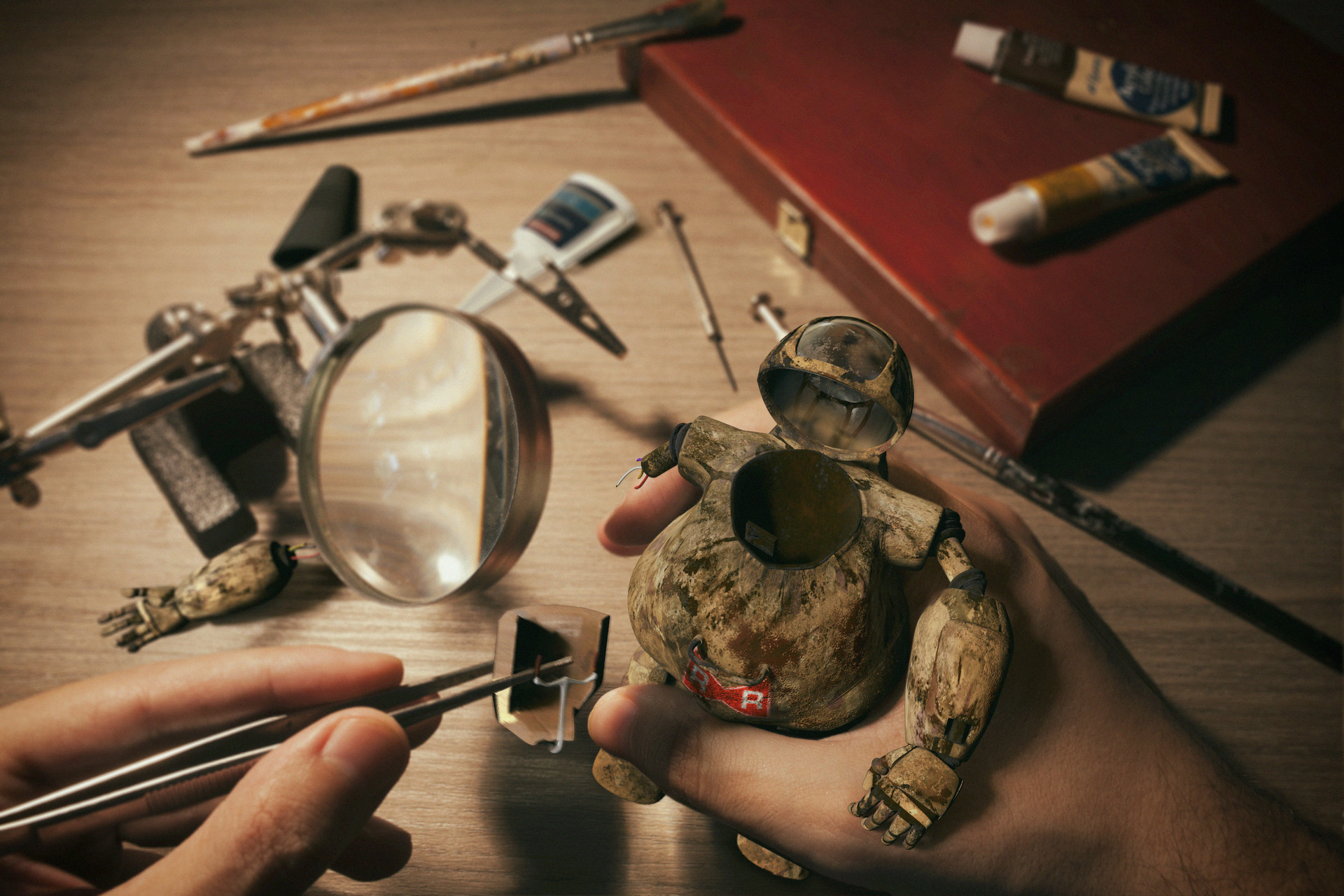 ArtStation - Dragon Ball robot model