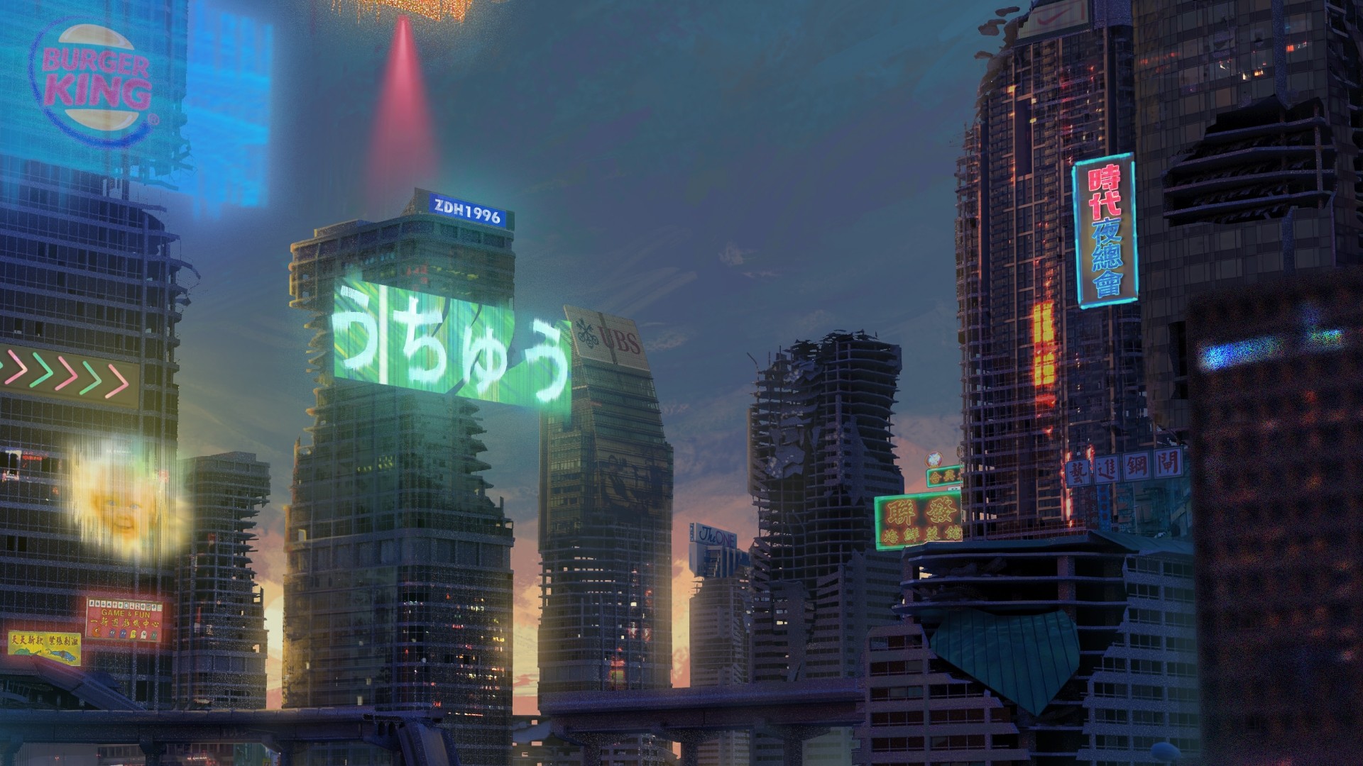 ArtStation - cyberpunk in asian