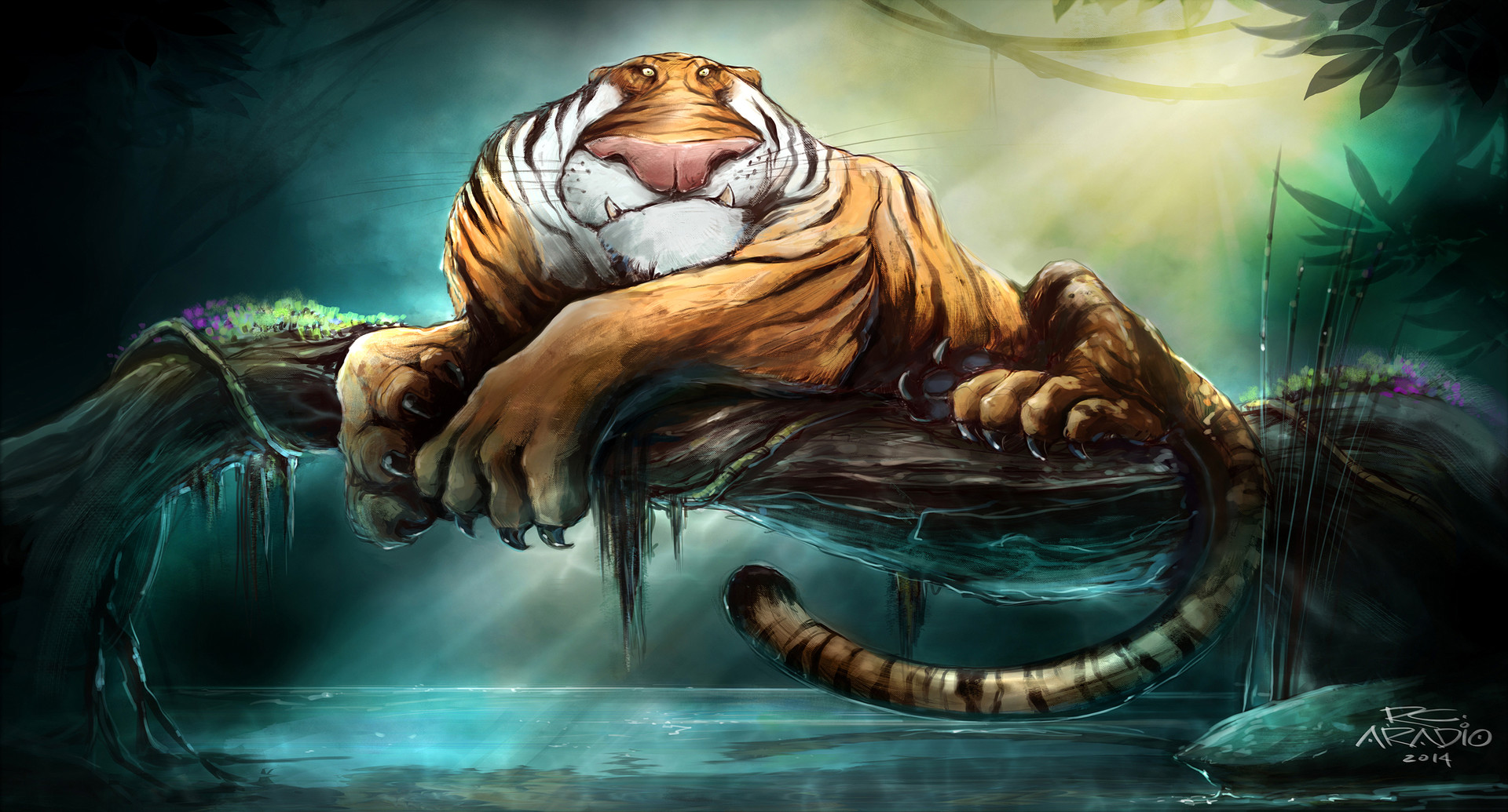 ArtStation - RC7 Mystic Creatures - Bravo Bengal 1 of 7