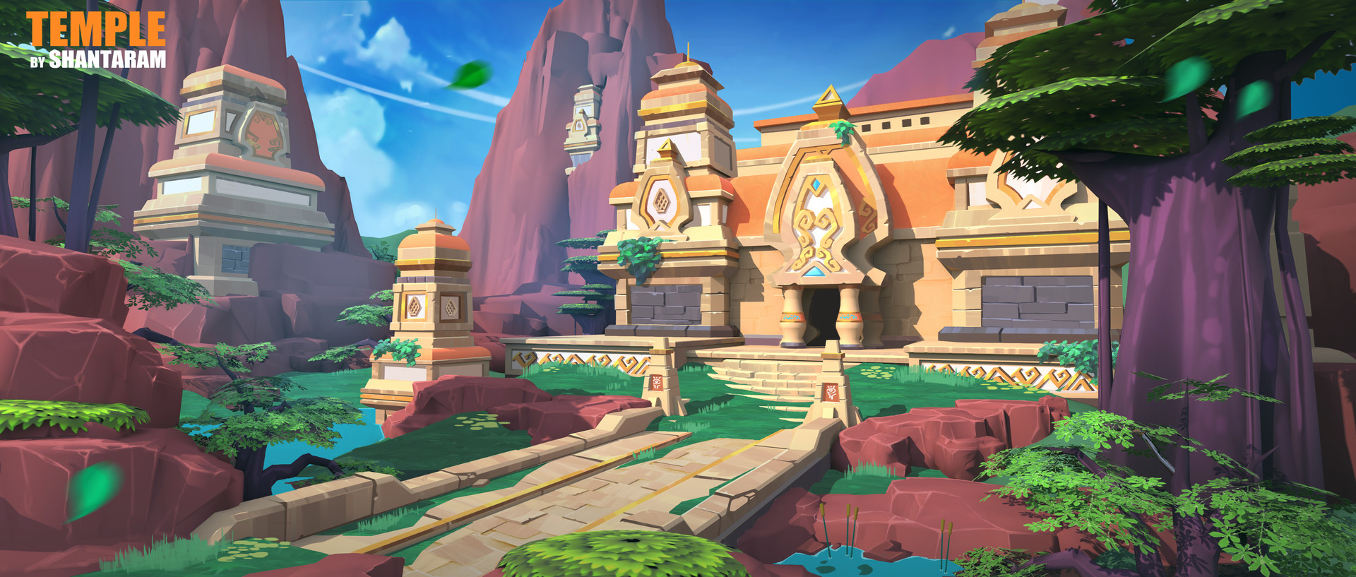 ArtStation - temple concept