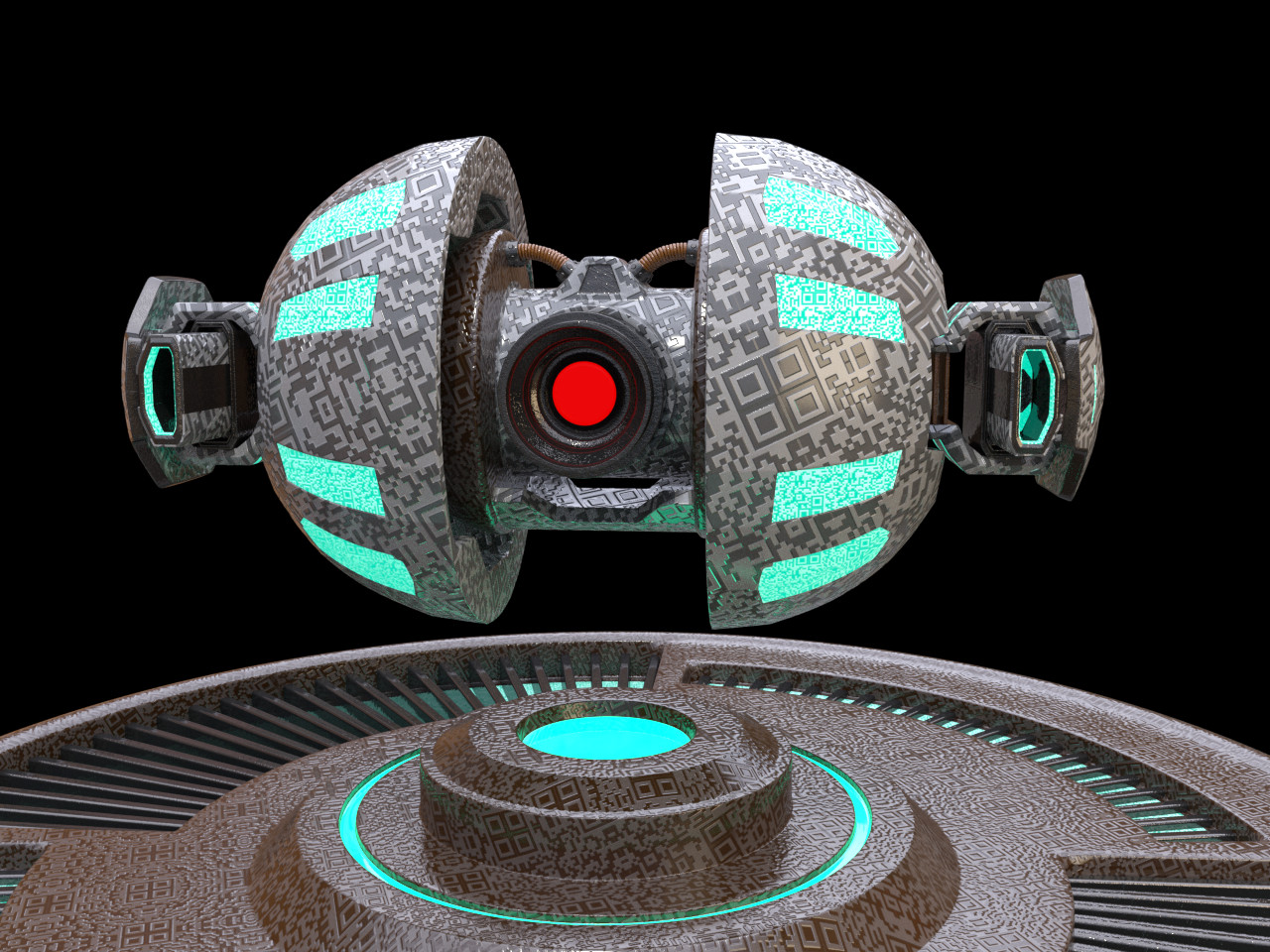 ArtStation - flying drone animation