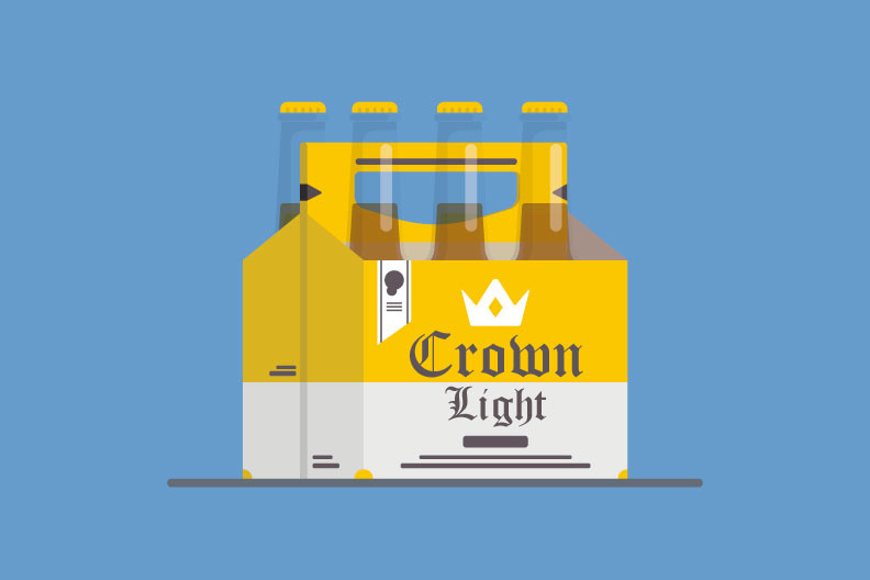 ArtStation - beer pack crown