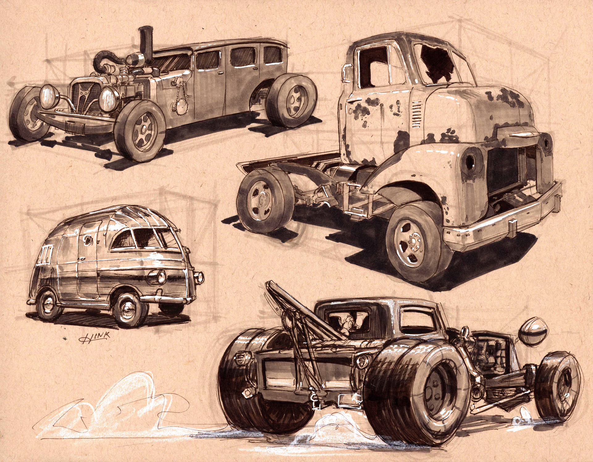 ArtStation - Automotive Dynamic Sketches