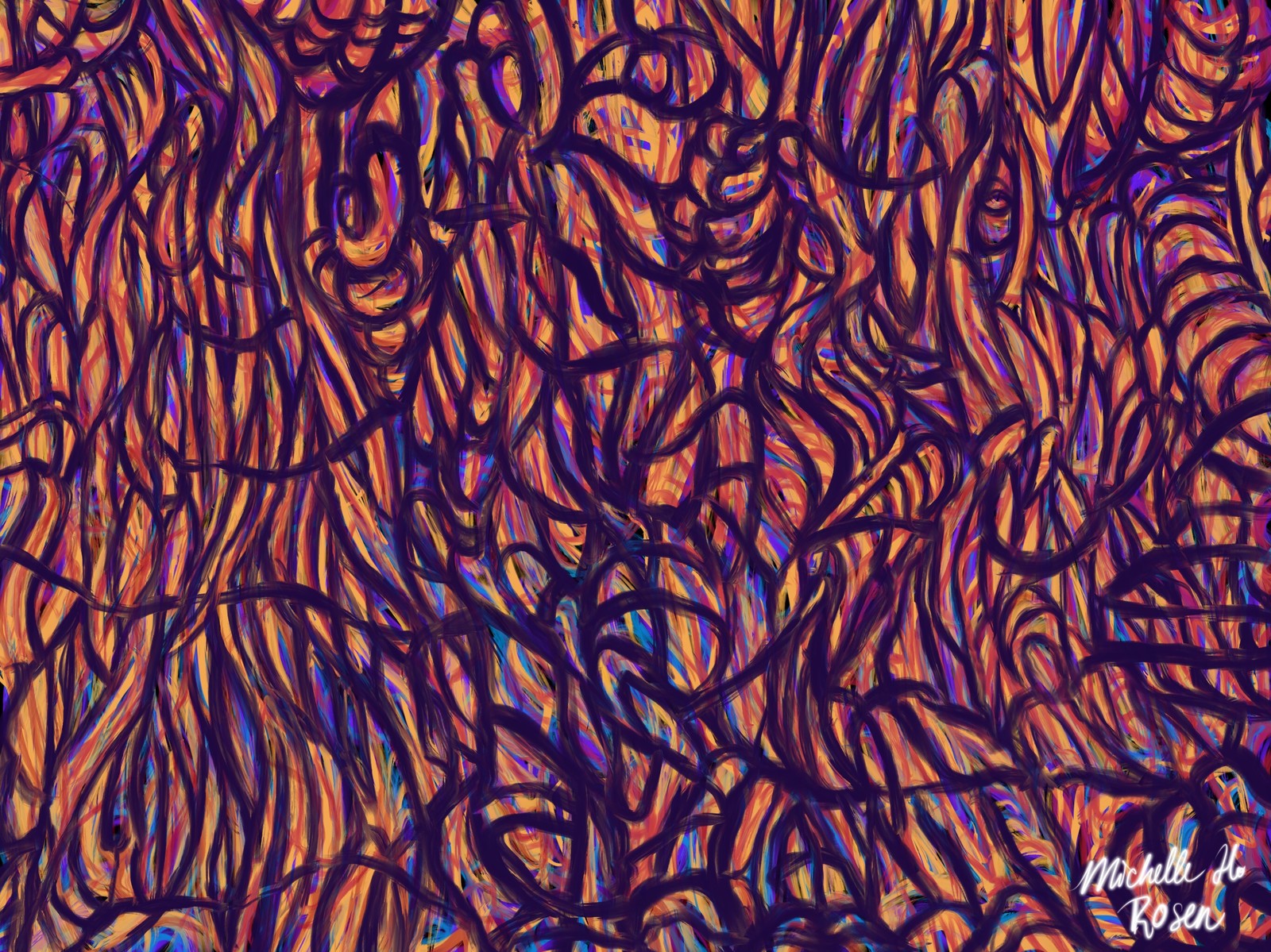 Michelle Rosen - Stained Glass Rorschach Meditation (1)