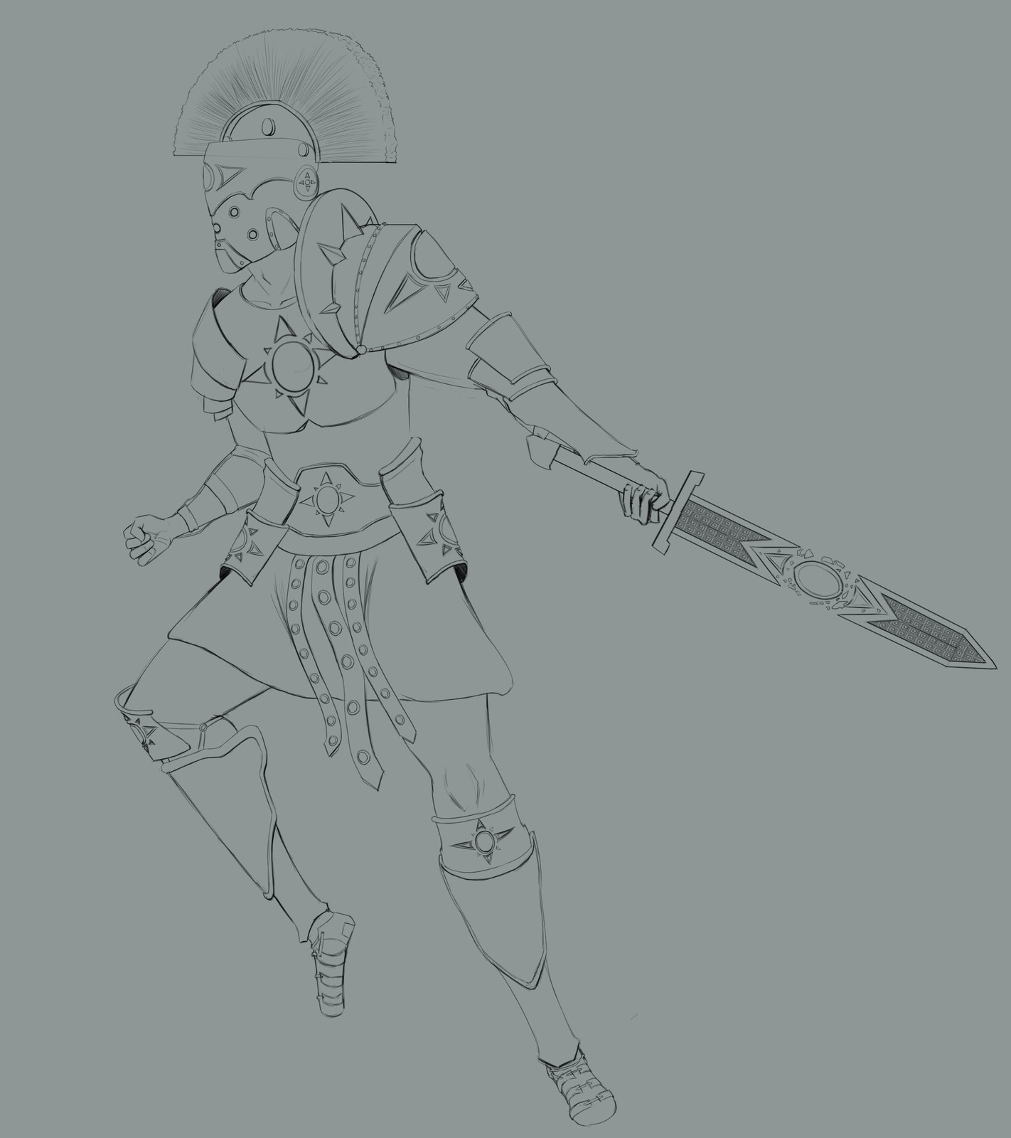 Micah Lopez - Roman Warrior Concept