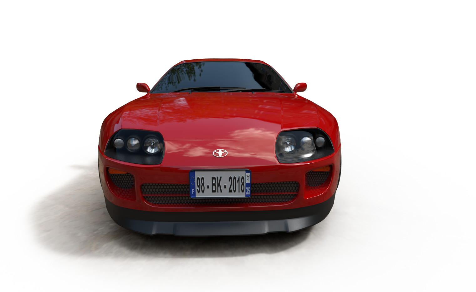 ArtStation - Toyota Supra - No Interior